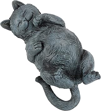 Amazon.com : Design Toscano Playful Cat on Back Statue : Cat Garden ...