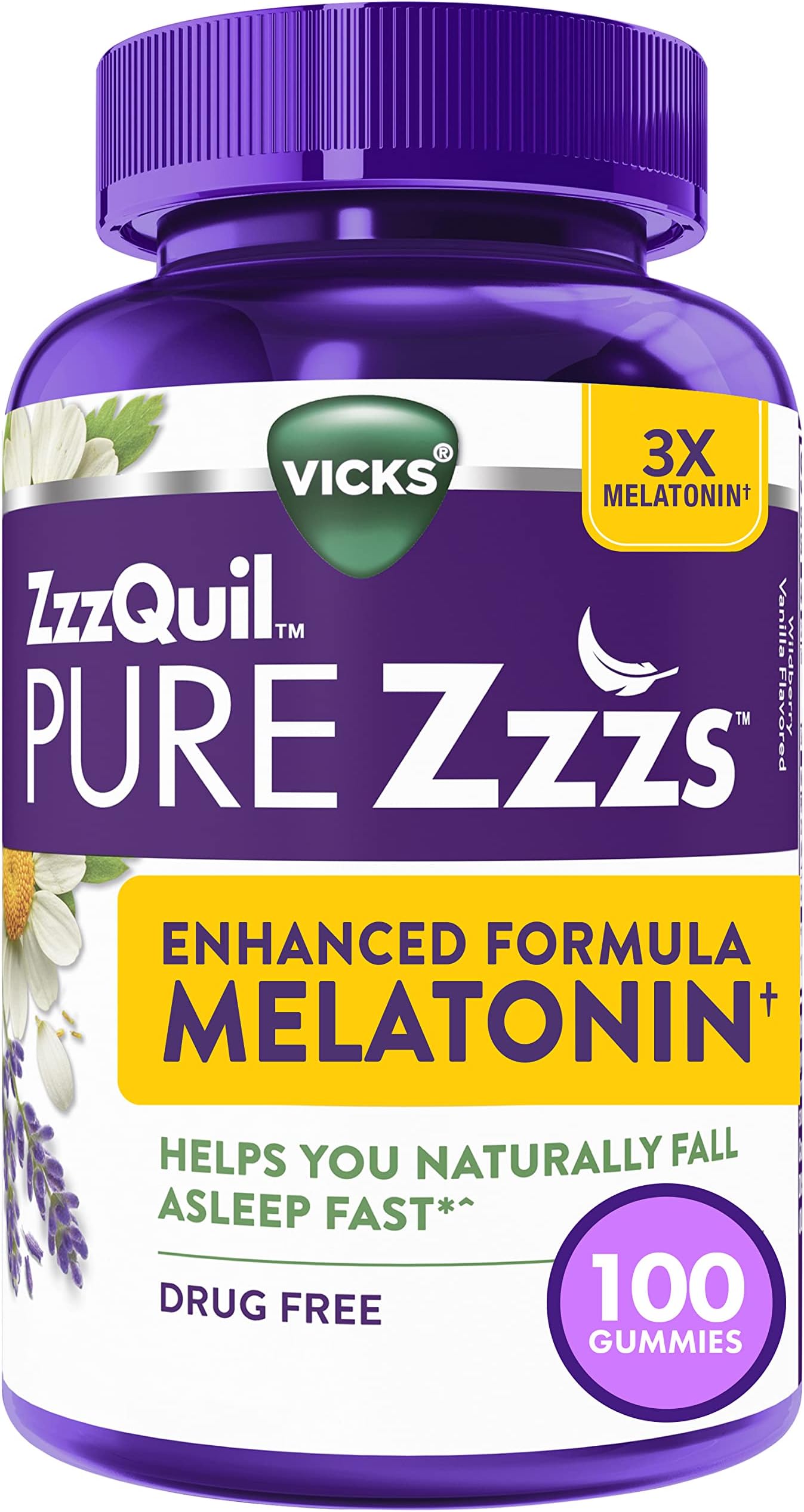Amazon.com: ZzzQuil Vicks Enhanced Formula 100ct : Health & Household