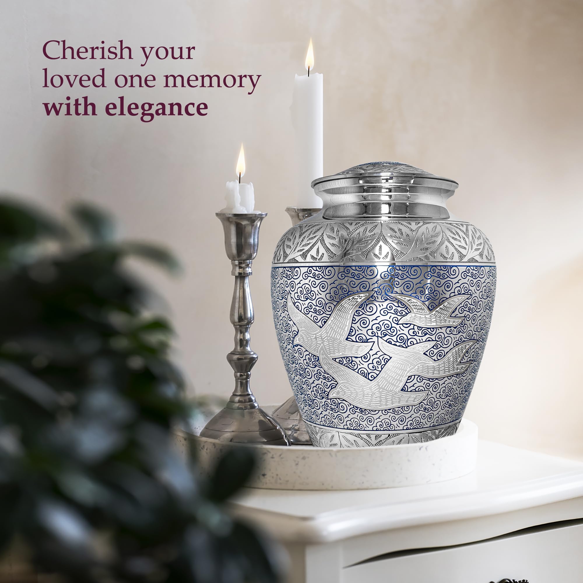 Snapklik.com : Trupoint Memorials Extra Large Urn For Ashes Adult Male ...