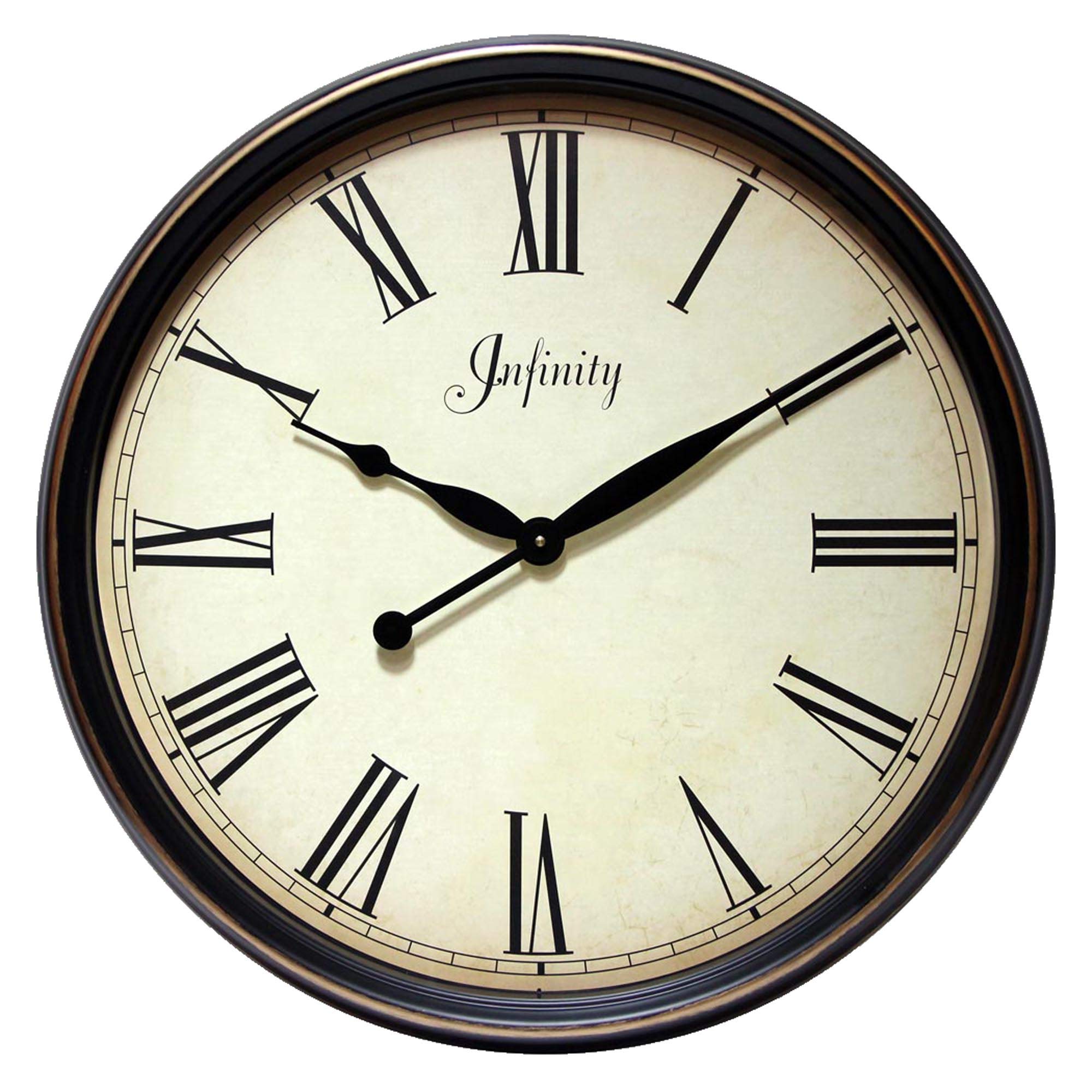 Buy Infinity Instruments Victorian Distressed Large Wall Clock ...
