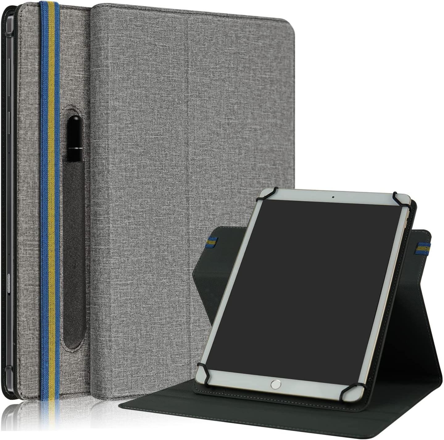 DINGGUAGUA 10.1 Inch Tablet Case Universal,Folio Cover For All 9 10 11 ...