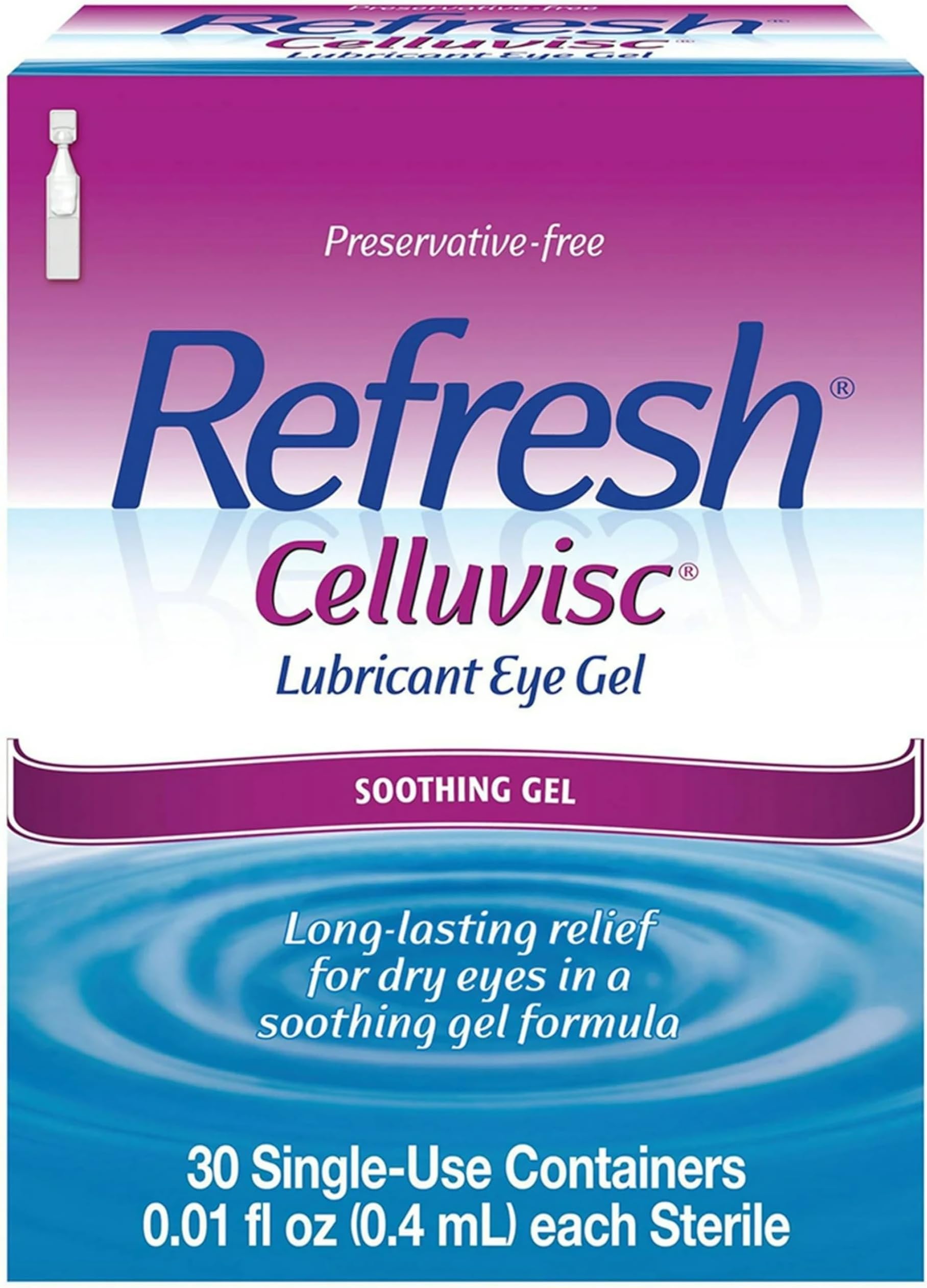Amazon.com: Refresh Celluvisc Lubricant Eye Gel Single-use Containers ...