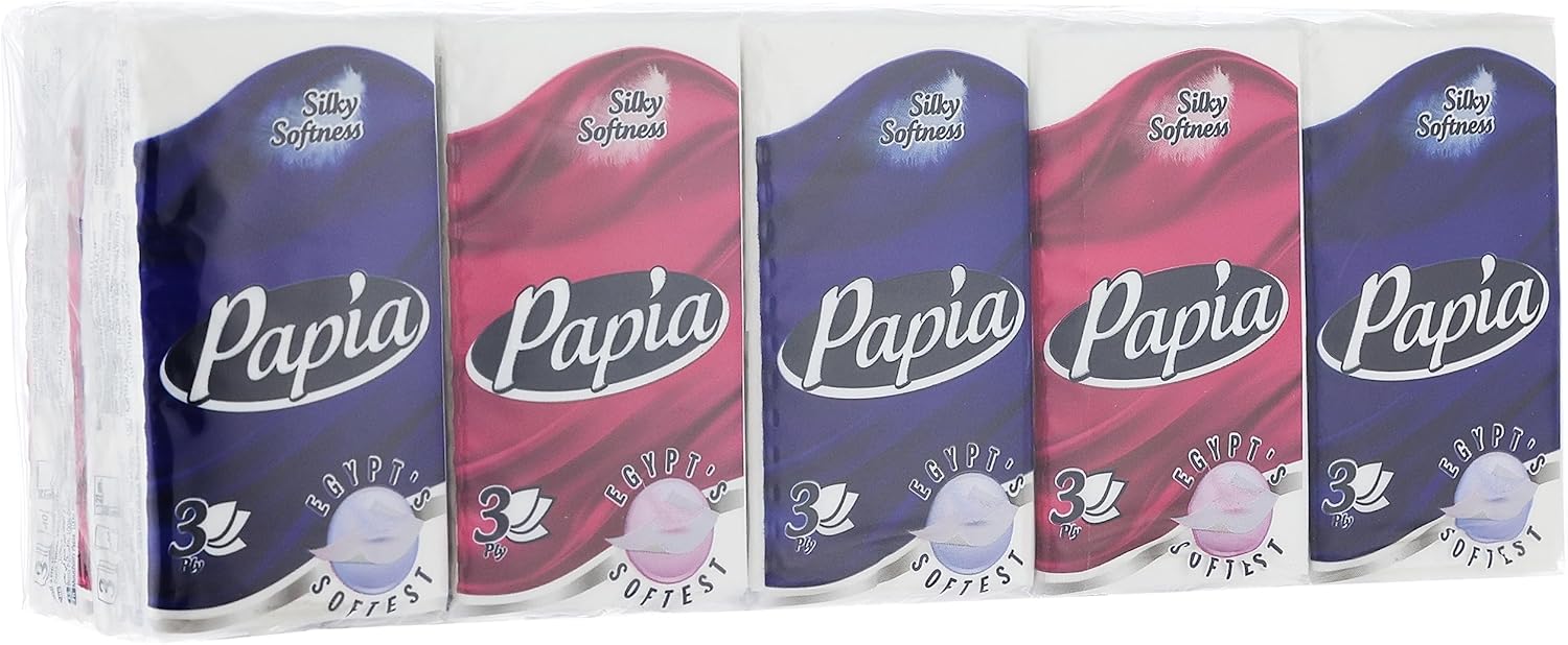 Papia Pocket Tissues - 3 Ply - Classic: Buy Online at Best Price in ...