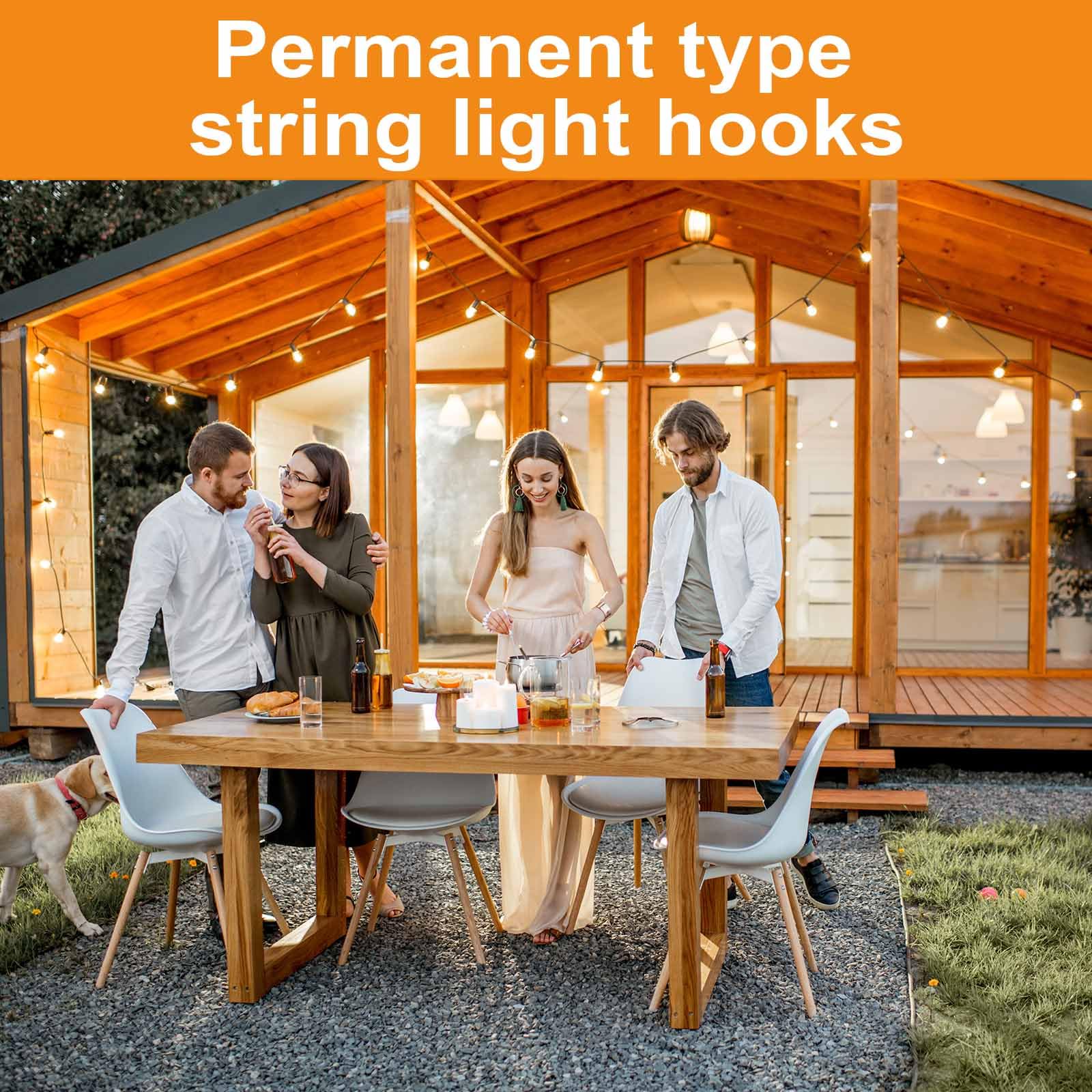 Snapklik.com : Dreecy String Light Hooks For Outside Stainless Steel ...