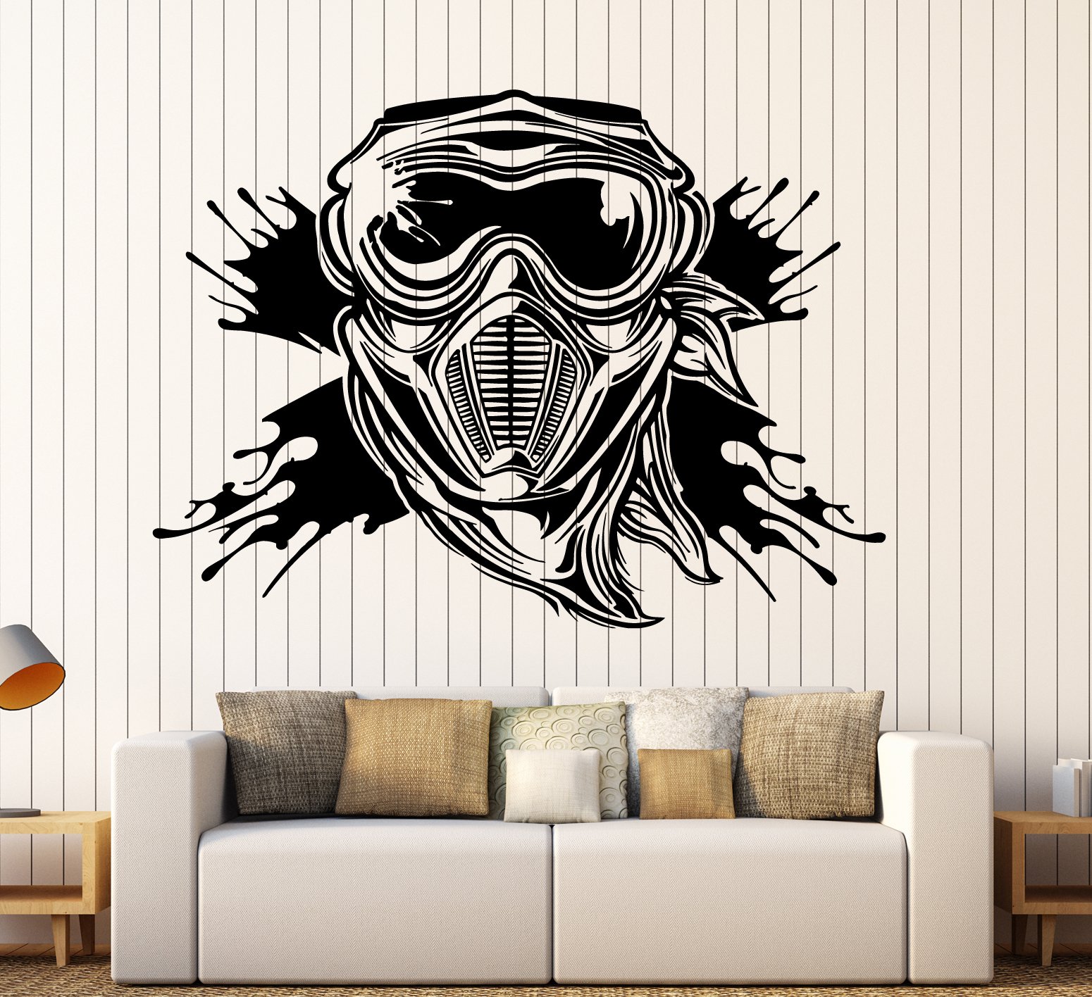 Paintball Wall Cool Bedroom Designs