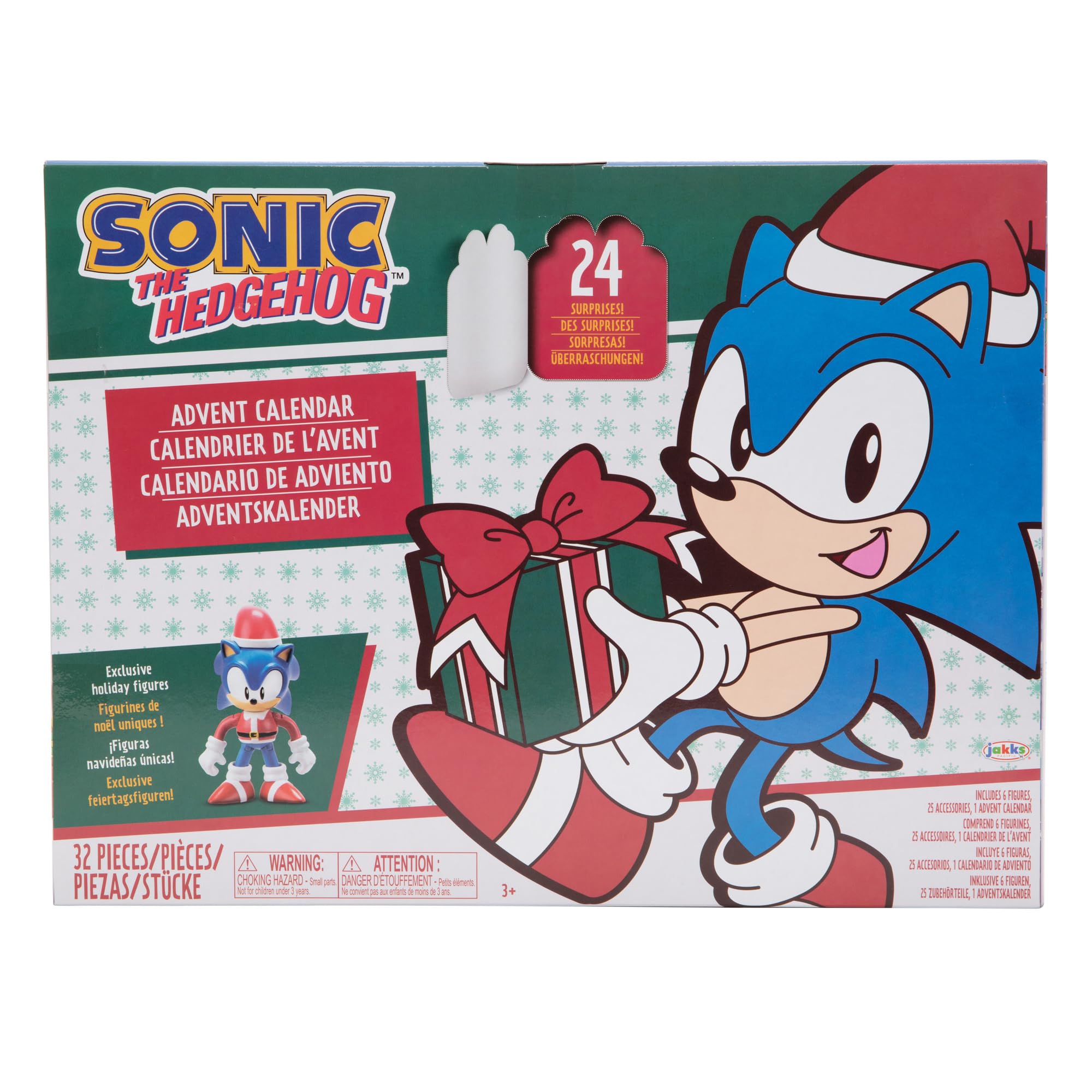 Amazon.com: JAKKS PACIFIC Adviento Sonic The Hedgehog 142387 Calendar ...