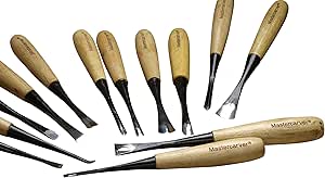 Amazon.com: MASTERCARVER 20-piece Steel carving set High Carbon Steel ...