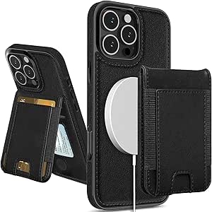 Amazon.com: LOHASIC Compatible with MagSafe for iPhone 16 Pro Wallet Case, Magnetic Detachable ...