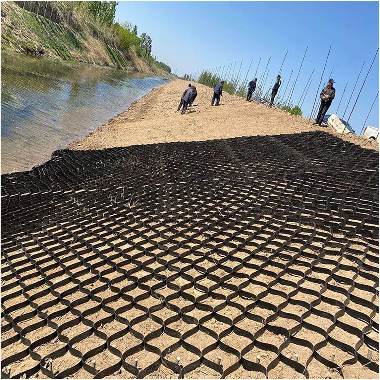 Amazon.com: HOBIBA Geogrids for Sloping Areas for Retaining Walls ...