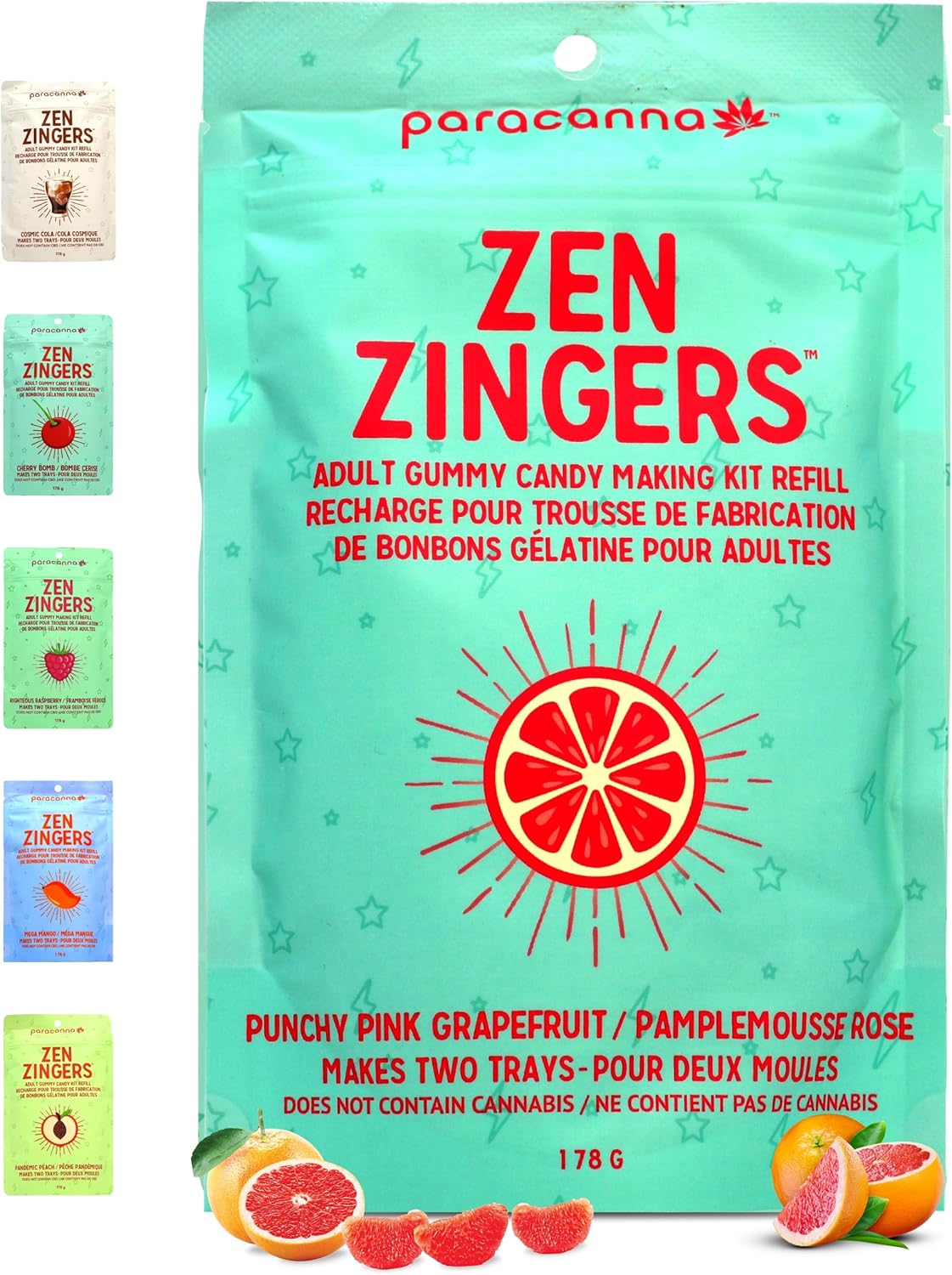 Zen Zingers Gummy Mix - Create your Own Jelly Beans, Gummy Bears, Candy ...