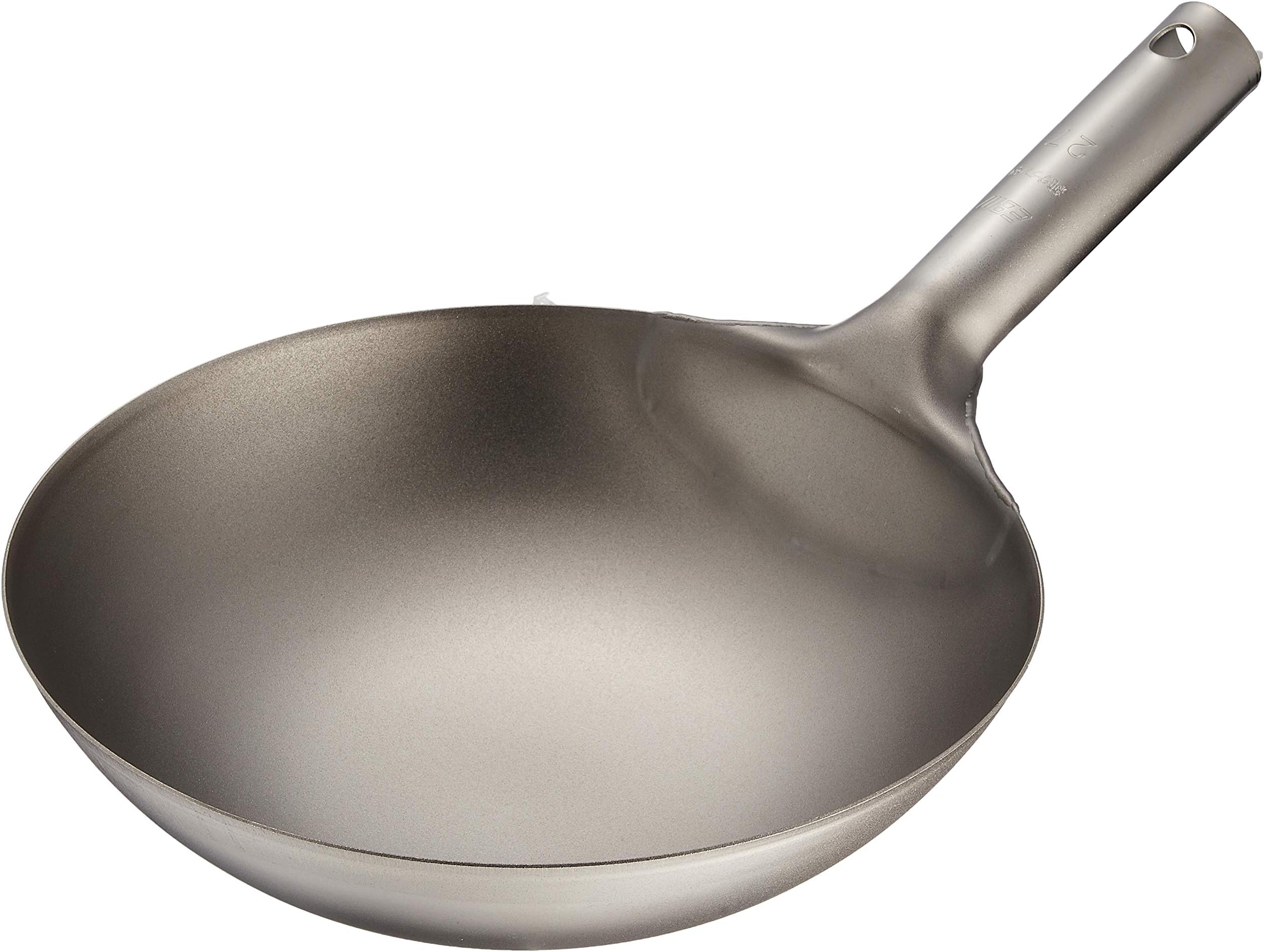 Amazon.com: EBM Pure Titanium Ultra Lightweight Wok Single Pot 10.6 ...
