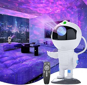 Tierwarf Astronaut Galaxy Light Projector, Remote Control, USB Powered ...
