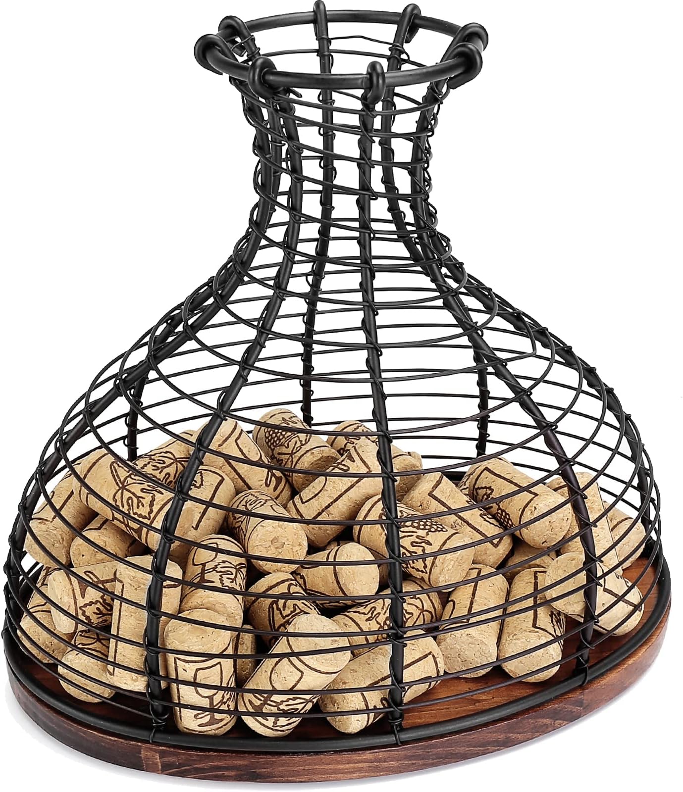 Amazon.com: Kalalou CJS1144 Wall Wine Cork Holder, Brown : Home & Kitchen