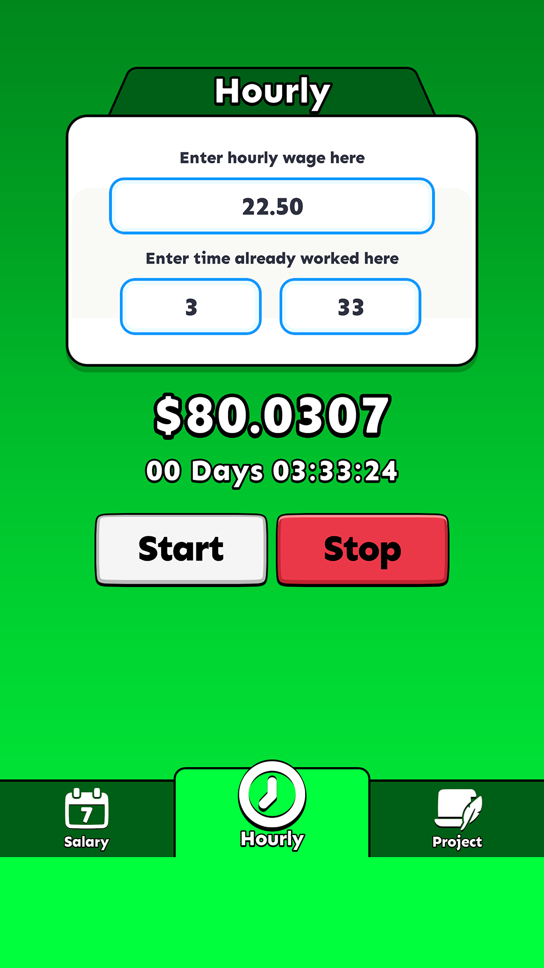 Money Clock - Real Time Earnings Calculator - App on Amazon Appstore