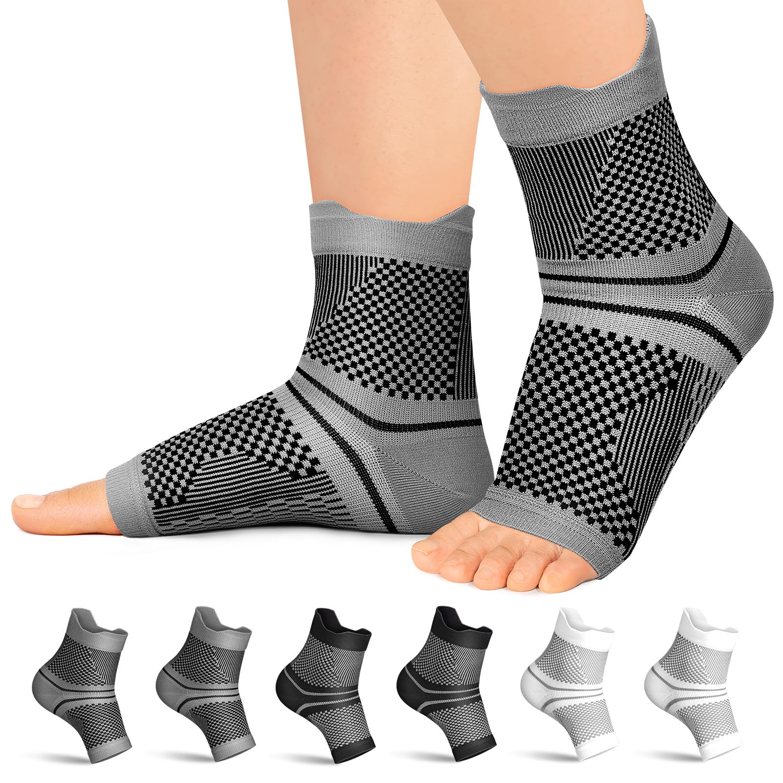 Snapklik.com : PAPLUS Ankle Brace Compression Socks For Men And Women(6 ...