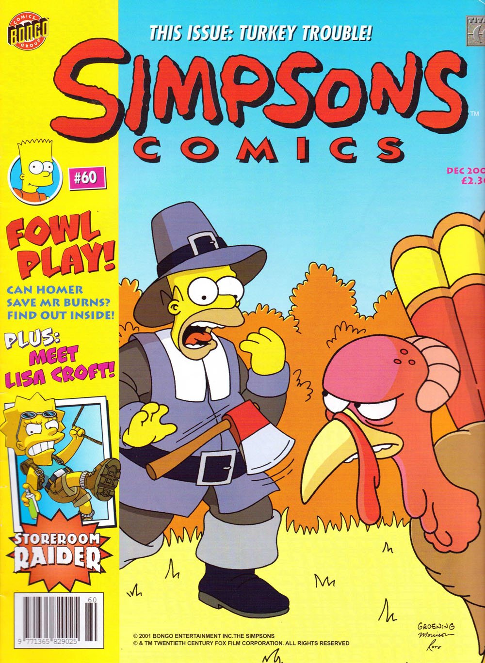 Simpsons Comics 60 December 2001 Turkey Trouble: Amazon.co.uk: Matt ...