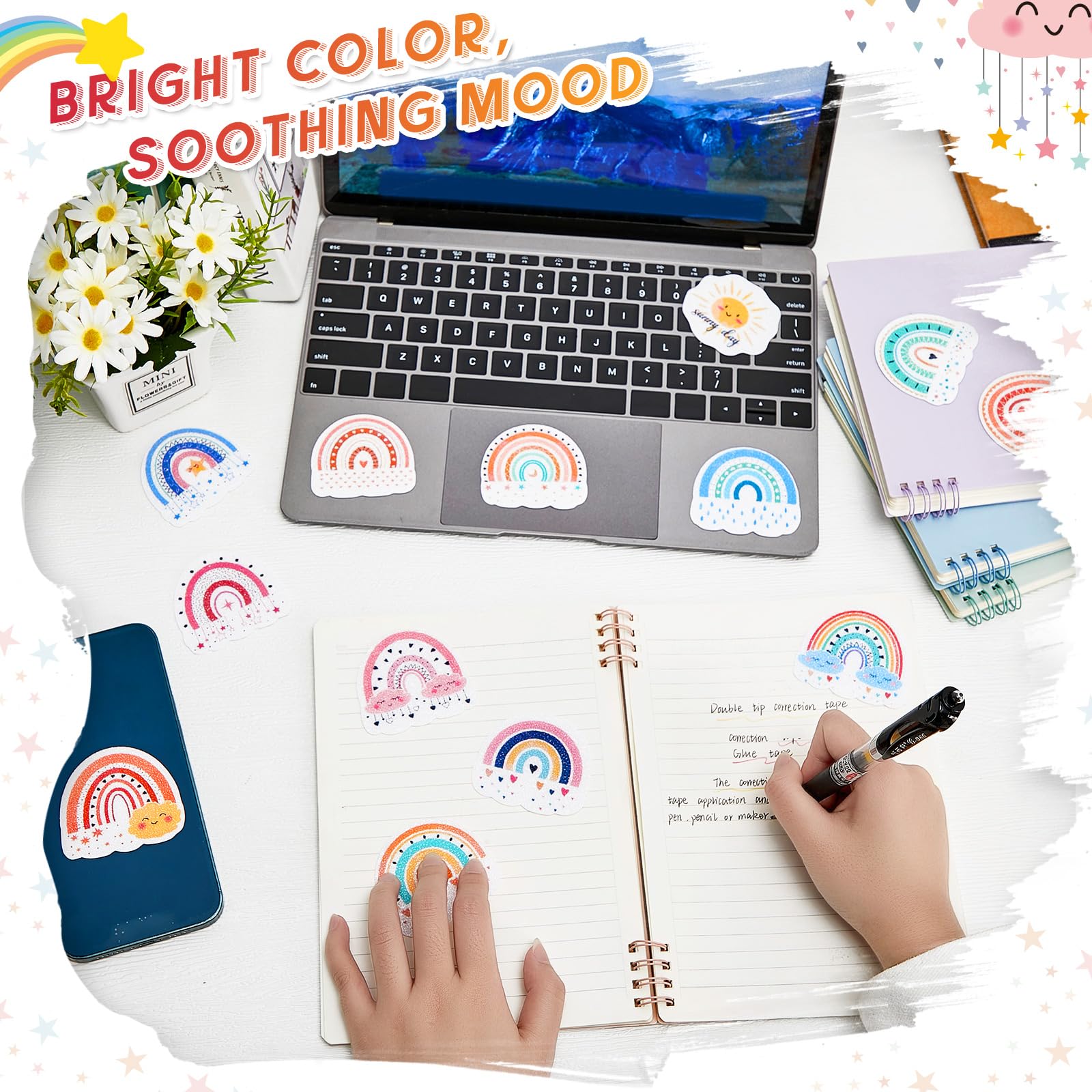 Snapklik.com : Gersoniel 36 Pcs Anxiety Sensory Stickers Strips ...