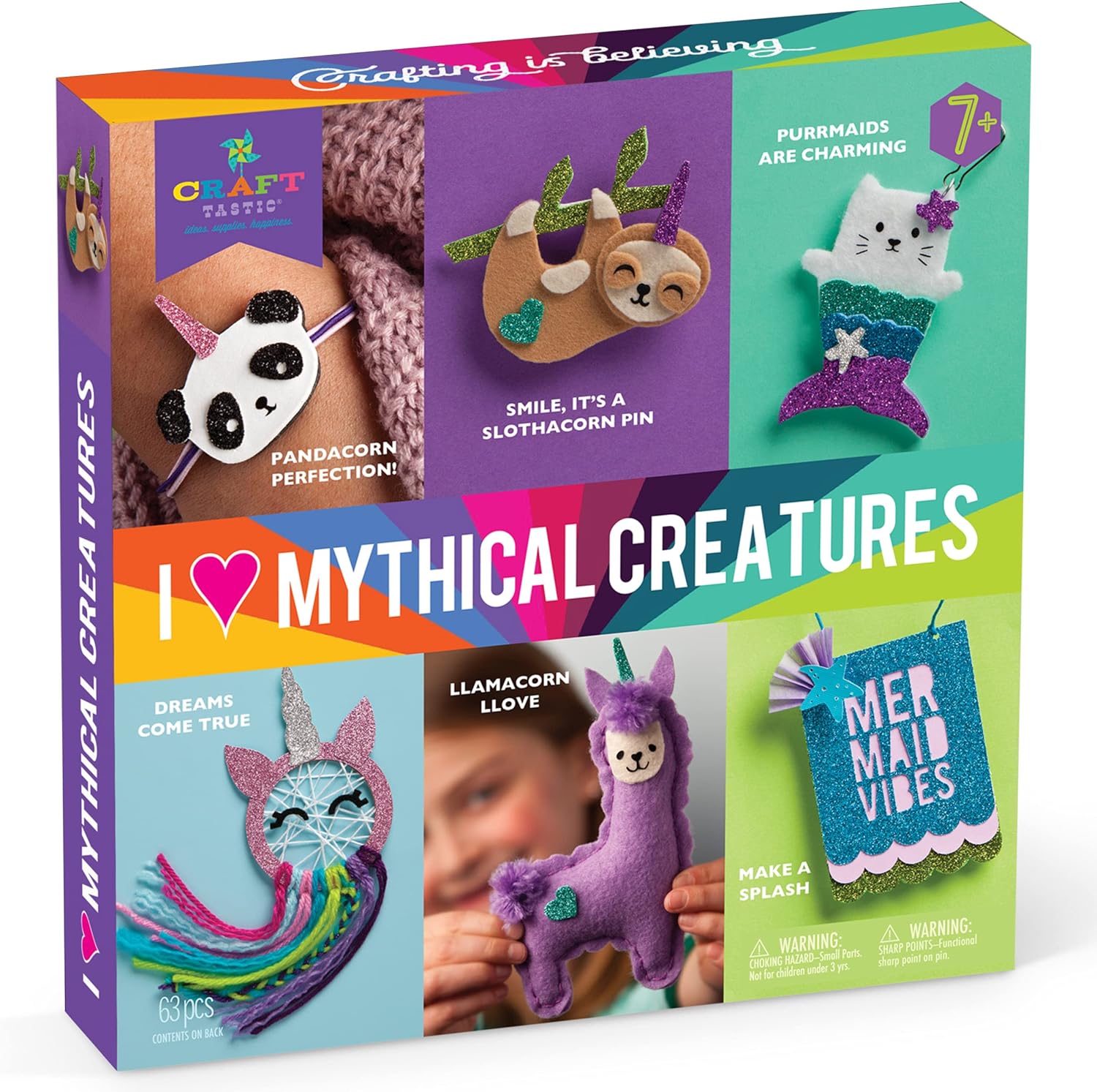 Amazon.com: Craft-tastic – I Love Mythical Creatures Kit – Craft Kit ...
