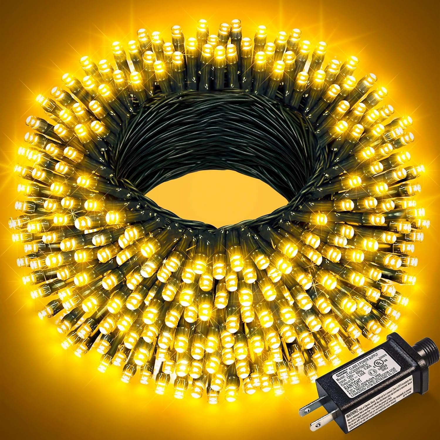 RUBOQE Luces Navideñas, 22M 200 LED Luces LED Exterior, Serie de Luz de ...