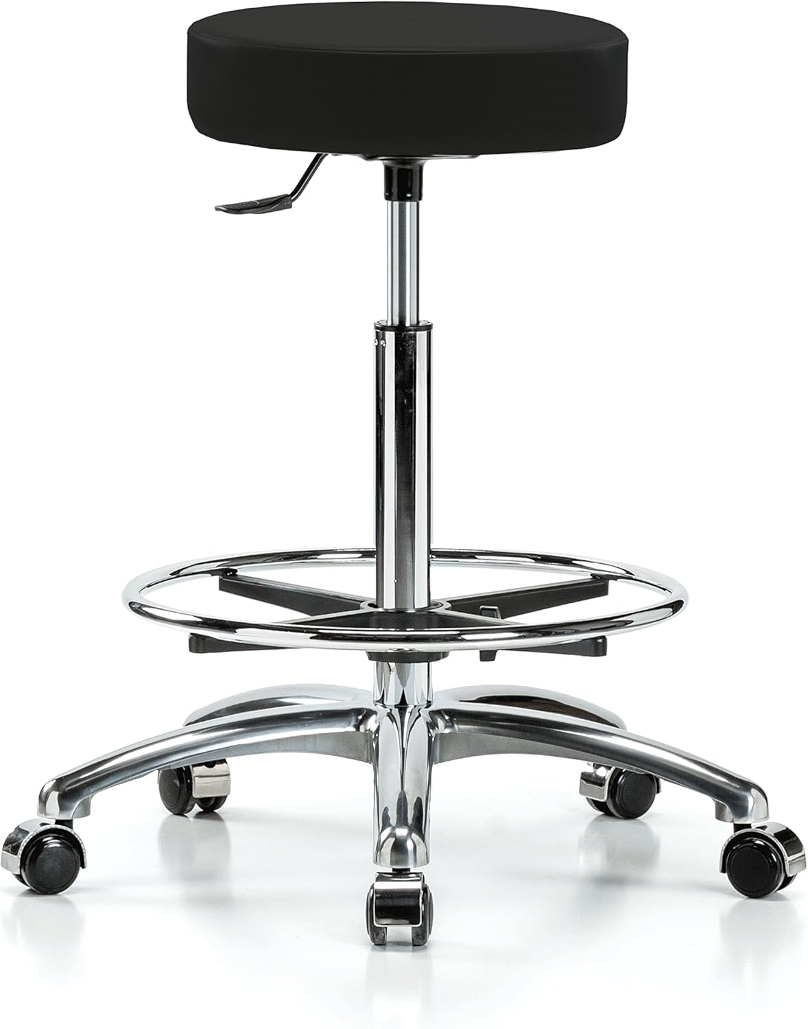 Amazon.com: Perch Chrome Rolling Single Lever Height Adjustable Swivel ...