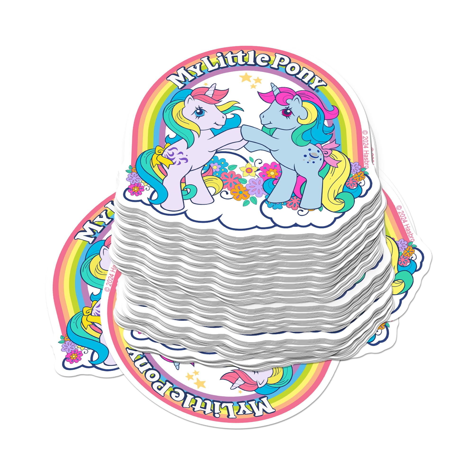 Amazon.com: My Little Pony Retro Rainbow 100ct Vinyl Large Deluxe ...