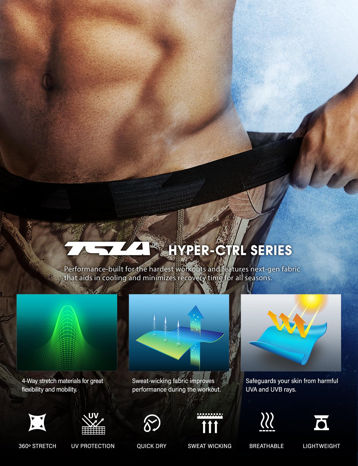 Snapklik.com : TSLA Mens Compression Pants, Cool Dry Athletic Workout ...