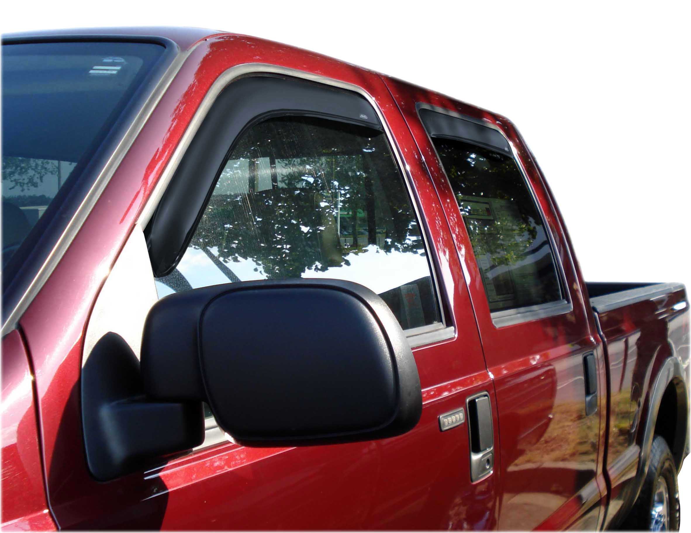 Auto Ventshade AVS 194953 in-Channel Ventvisor Side Window Deflector, 4 ...