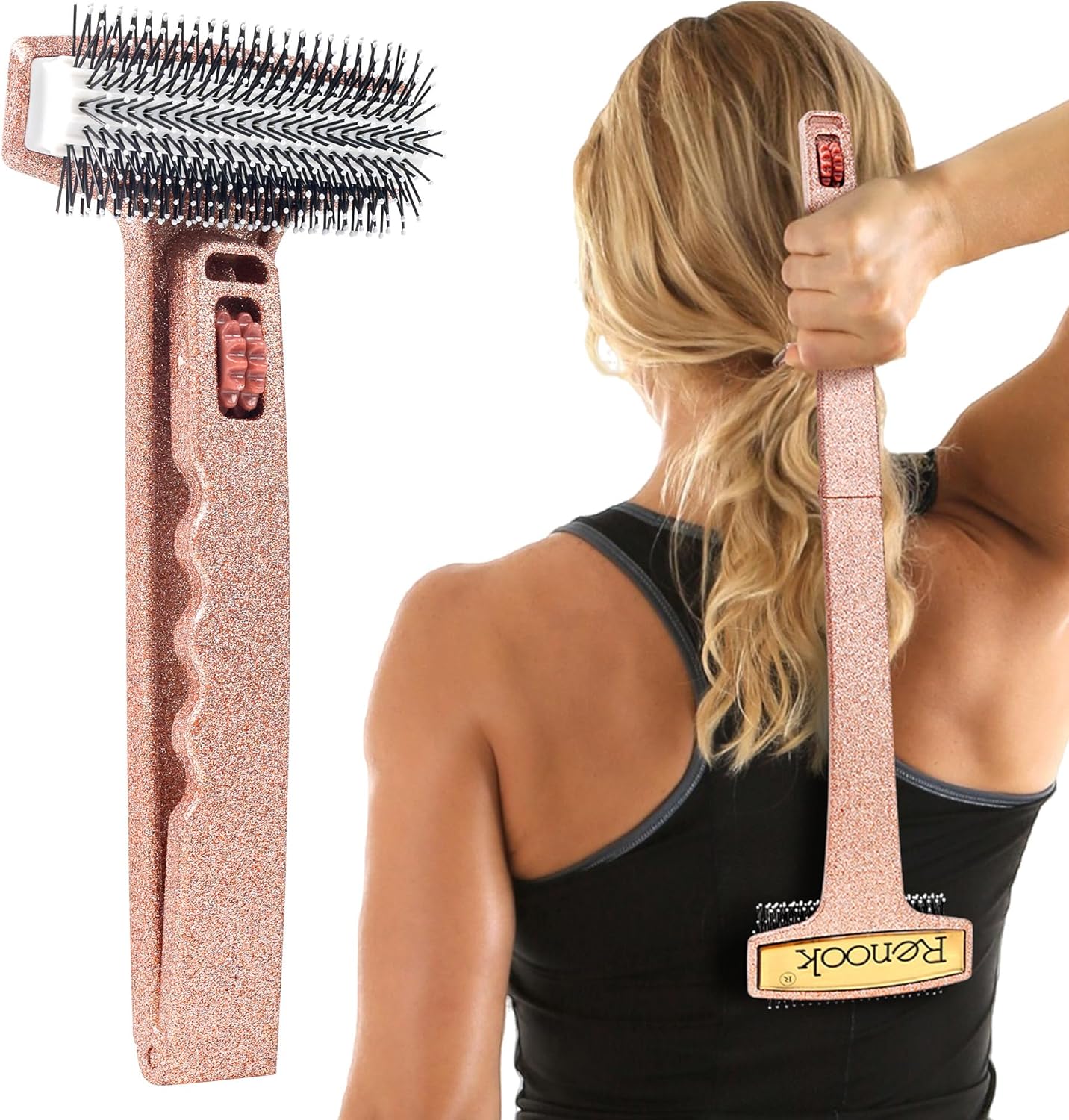 Amazon.com: Renook Back Scratcher Extendable, 17'' Shiny Champagne ...