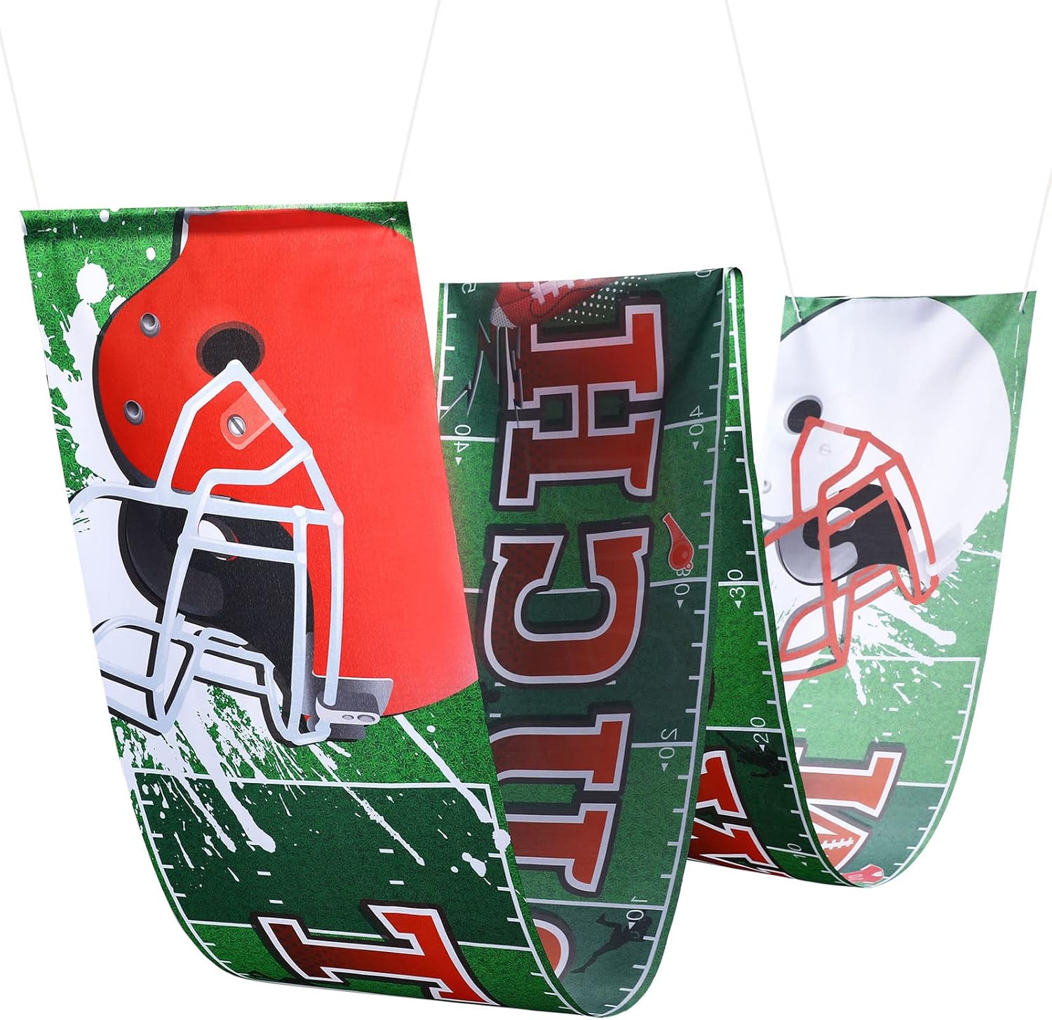 Amazon.com: Football Banner for Ceiling Decorations Games Day Welcome ...
