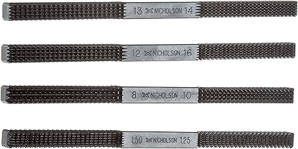 Nicholson 4 Pc. Thread Restoring File Set - T33024: Files And Rasps ...
