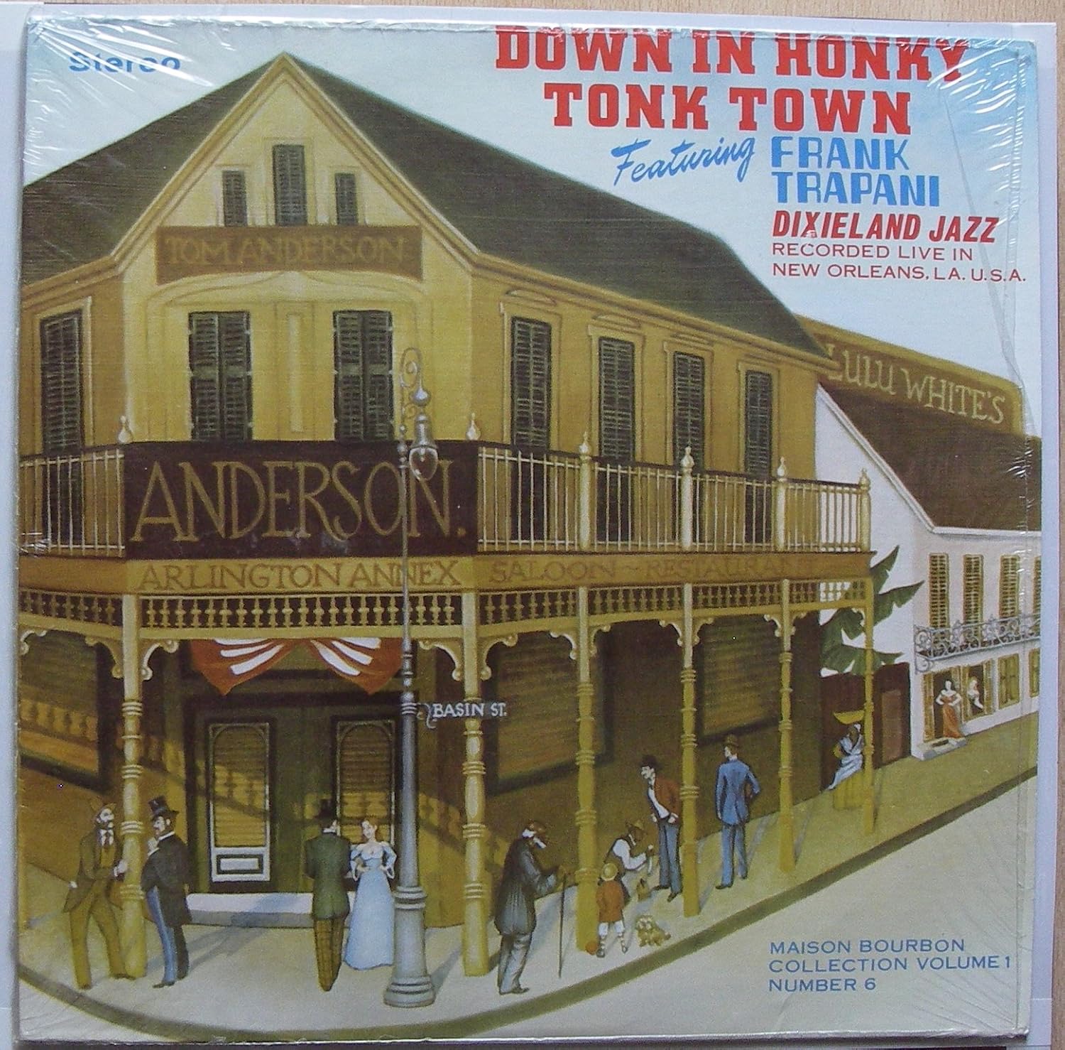 TRAPANI, FRANK / DOWN IN HONKY TONK TOWN / MAISON BOURBON / Featuring ...