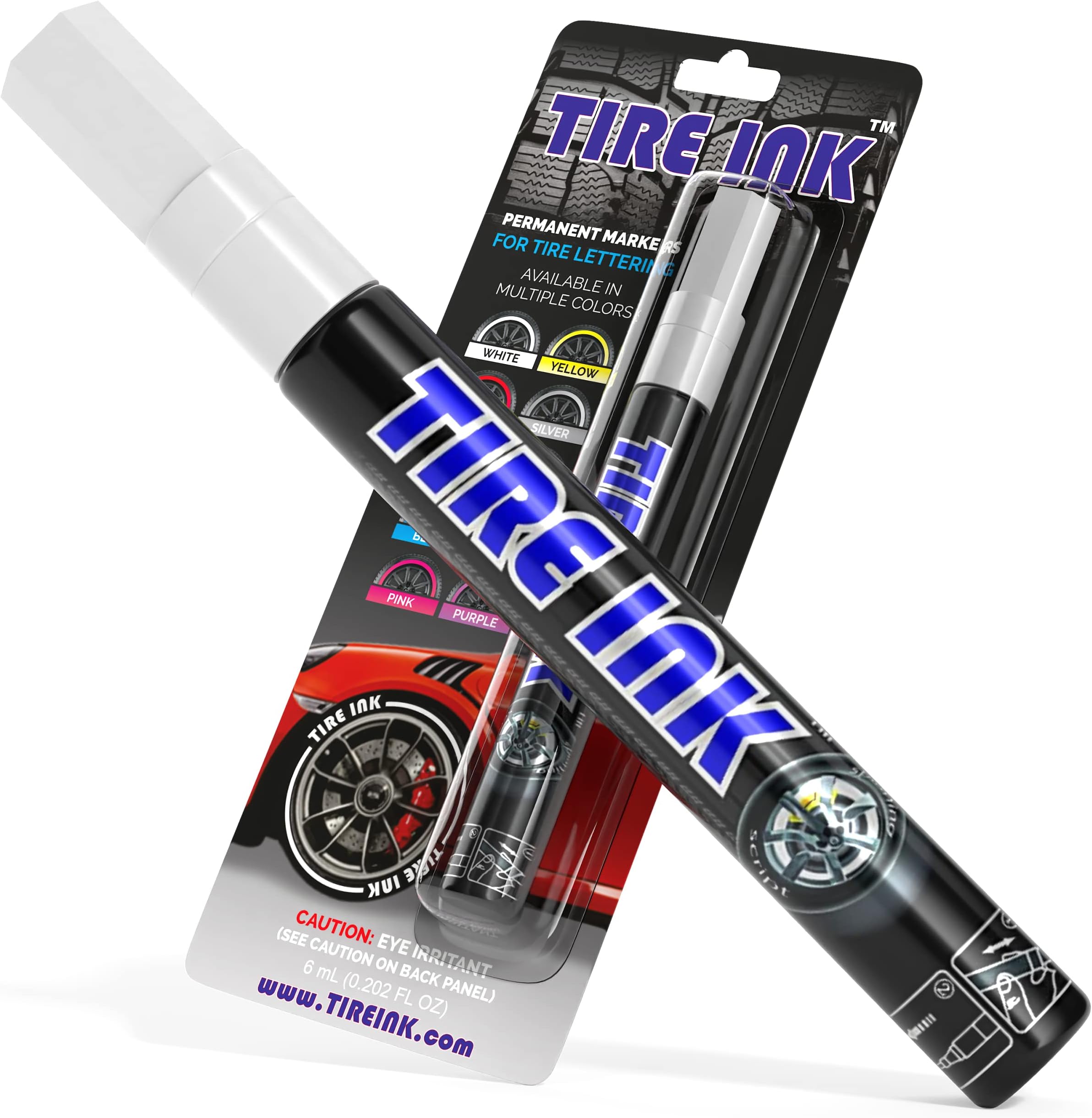 Amazon.com: Tire Ink White Tire Paint Pen - Waterproof Permanent Paint ...