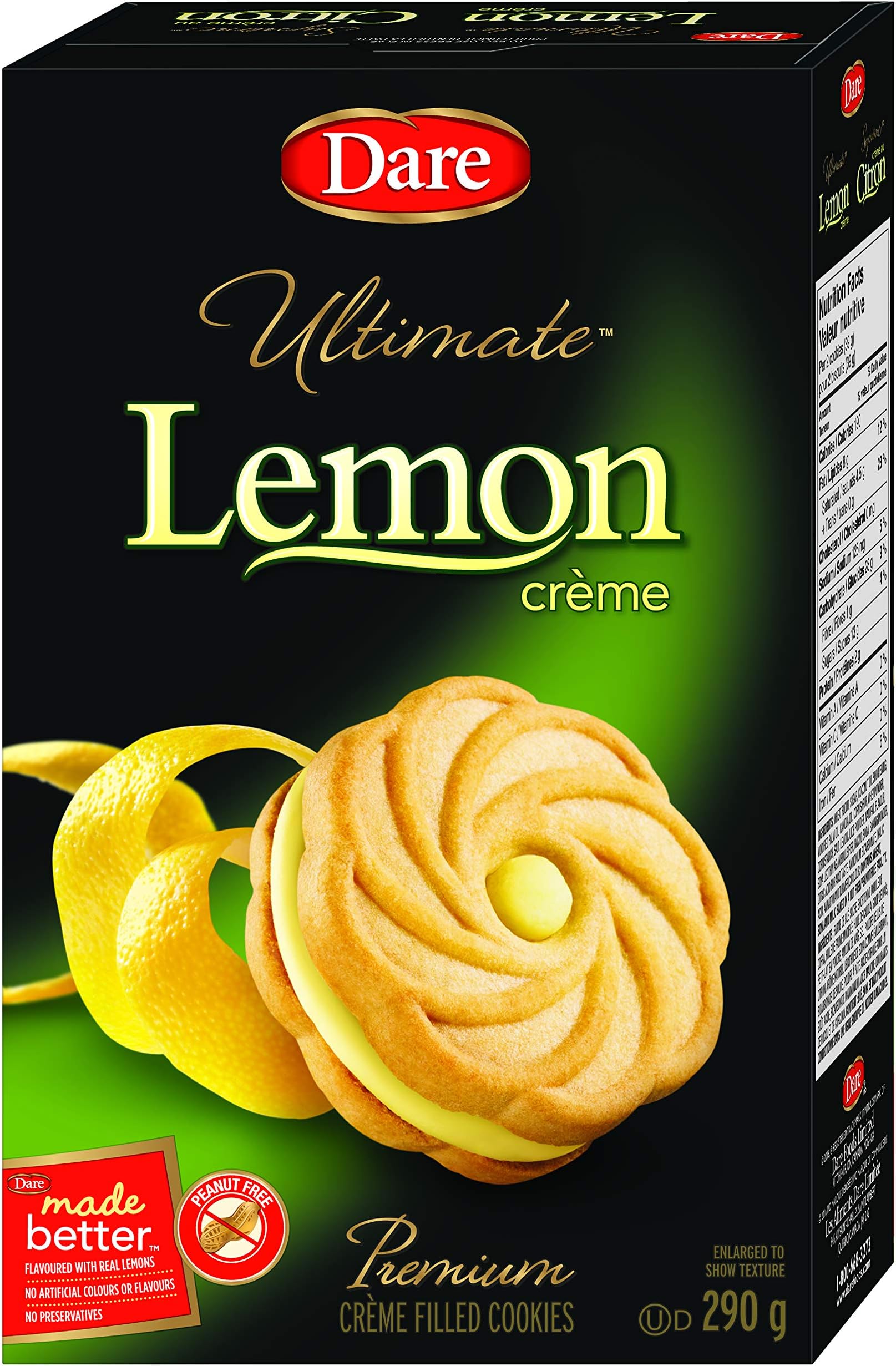 Amazon.com : Dare Foods Maple Leaf Creme Cookies 3 /10.6 Ounce Boxes ...