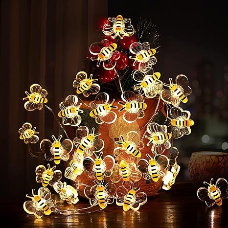 Amazon.com: Honeybee Fairy Decor String Lights, Coquimbo 10ft 30 ...