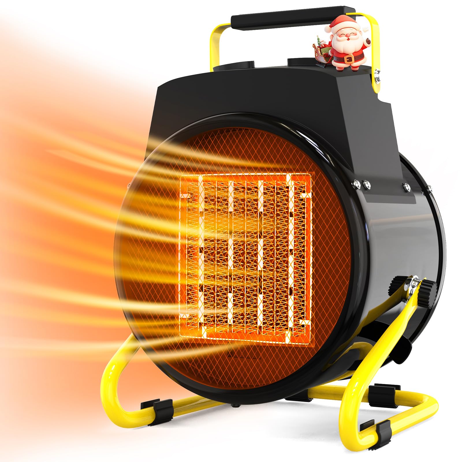 Amazon.com: tectake Outdoor Heaters for Patio, 1500W Portable Garage ...