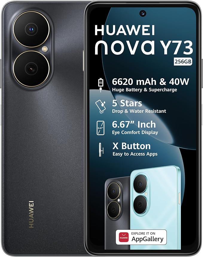 HUAWEI NOVA Y73 8+256GB DS BLACK : Amazon.co.za: Electronics