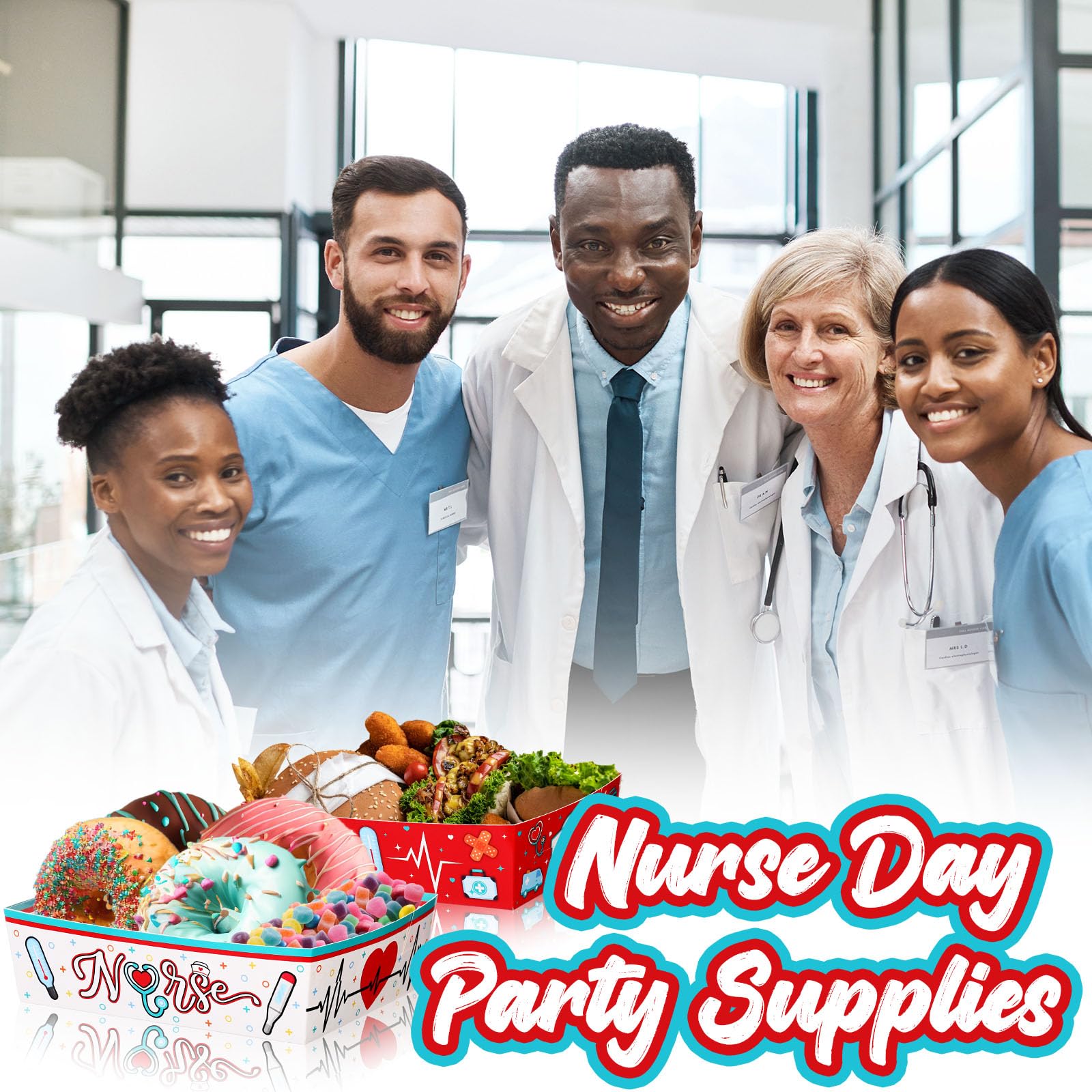 Snapklik.com : 36 Pcs Nurse Graduation Party Supplies Nurse Day Snack ...