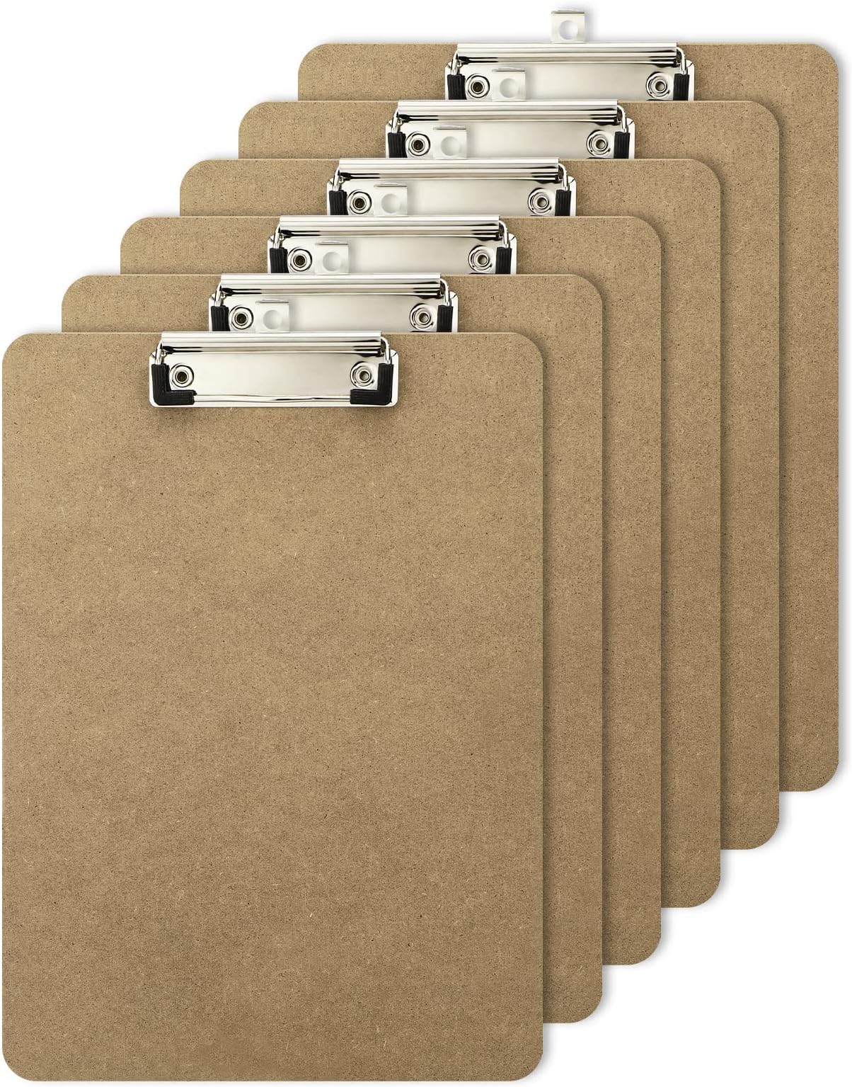 A4 Clipboard, Wooden Clipboard, Writing Board with Rubberised Metal ...