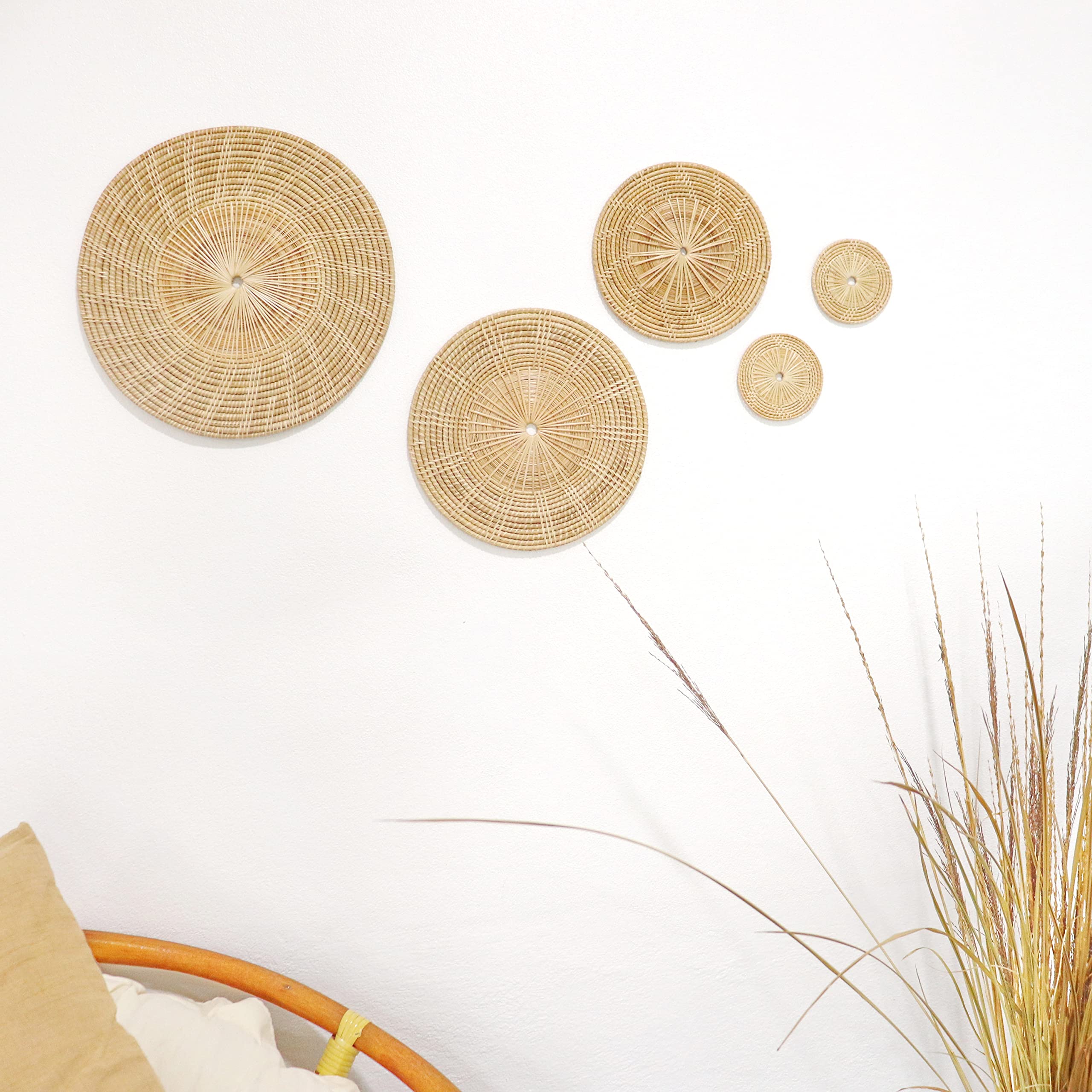 RATTAN WALL HANGING- Handmade Rattan Wall Decoration-Winnowing-Rattan ...