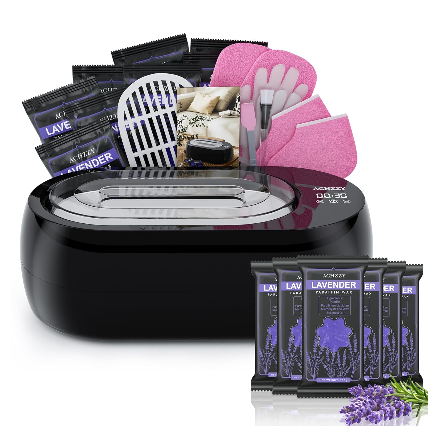 Amazon.com : Achzzy Paraffin Wax Machine for Hand and Feet - Paraffin ...