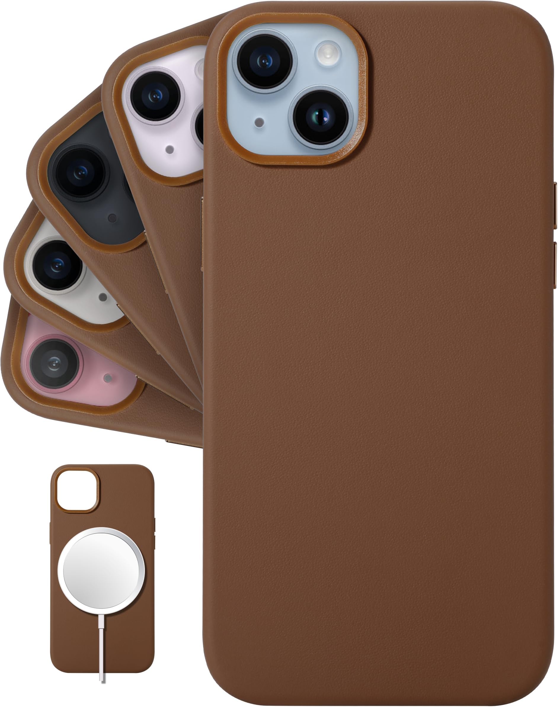 Amazon.com: LONLI Classic - (for iPhone 15 Pro) - European Nappa ...