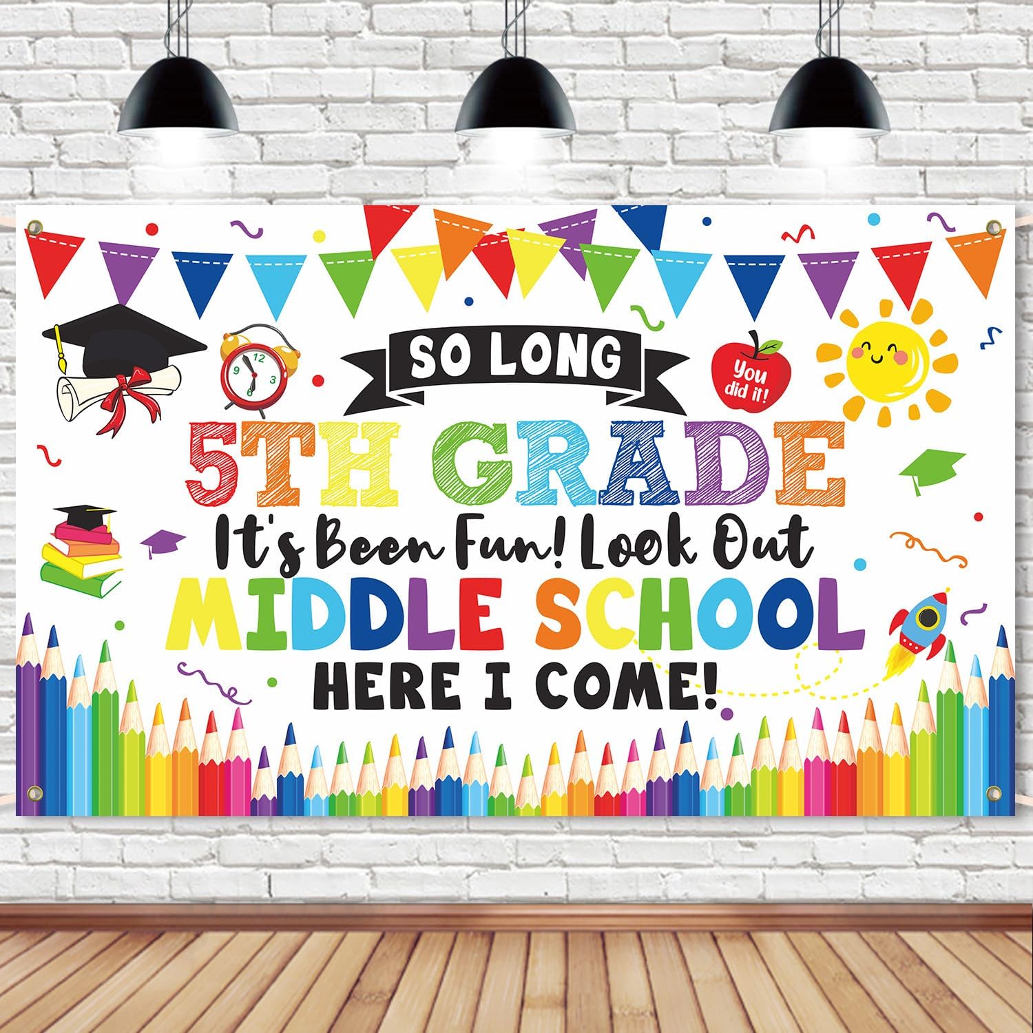 Amazon.com : So Long 5TH Grade It's Been Fun Look Out Middle School ...