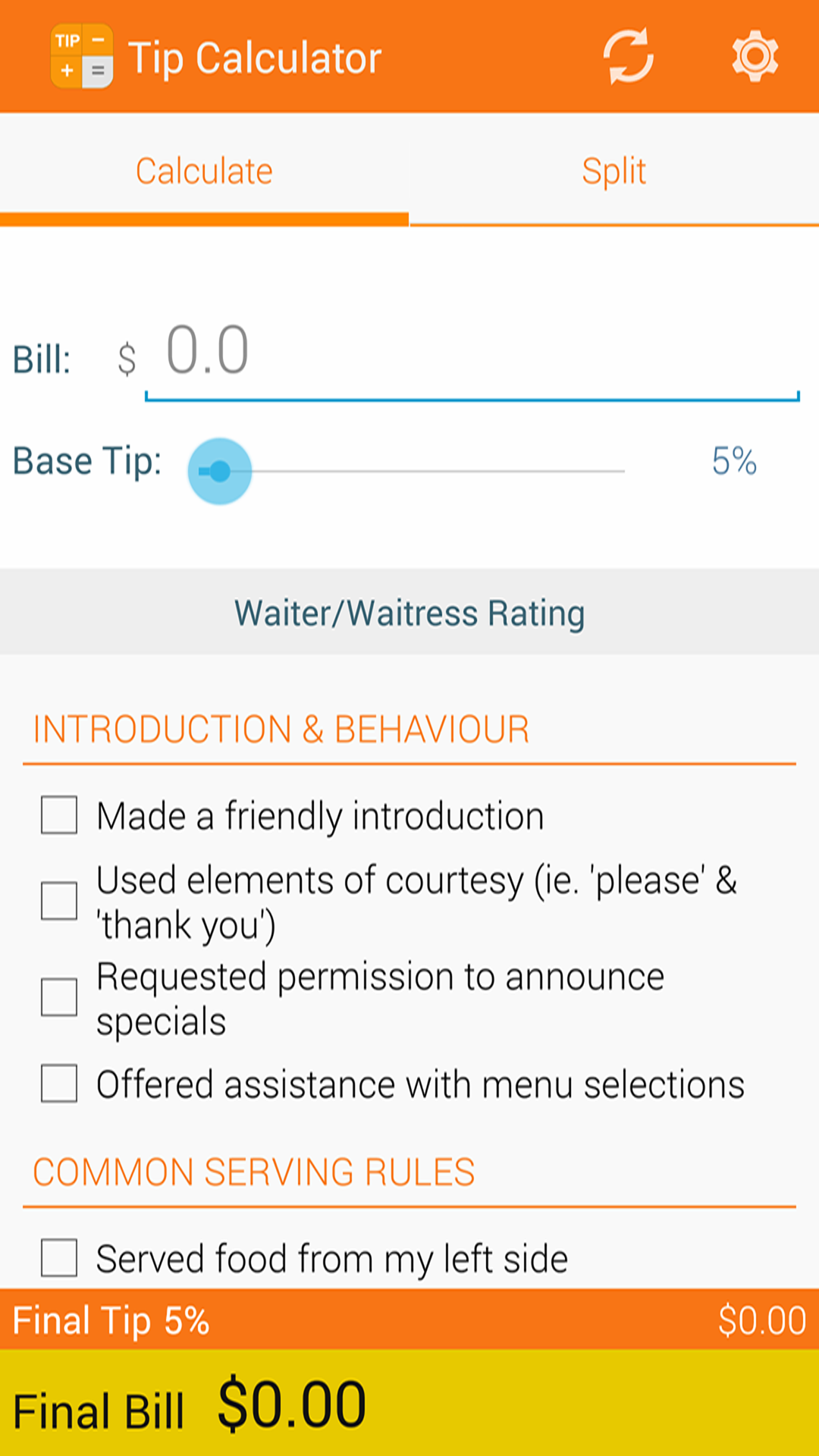 Tip Calculator - App on Amazon Appstore