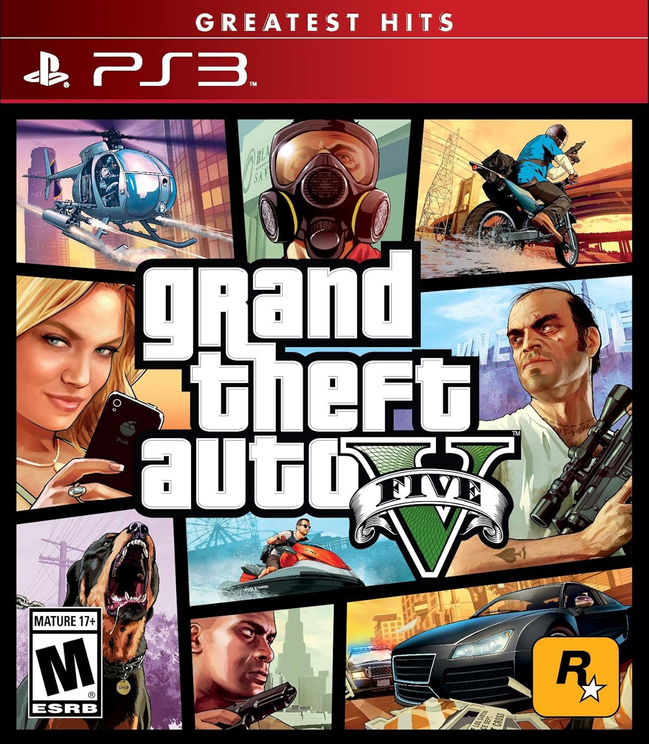 Grand Theft Auto V - PlayStation 3 (Renewed): PlayStation 3: Video ...