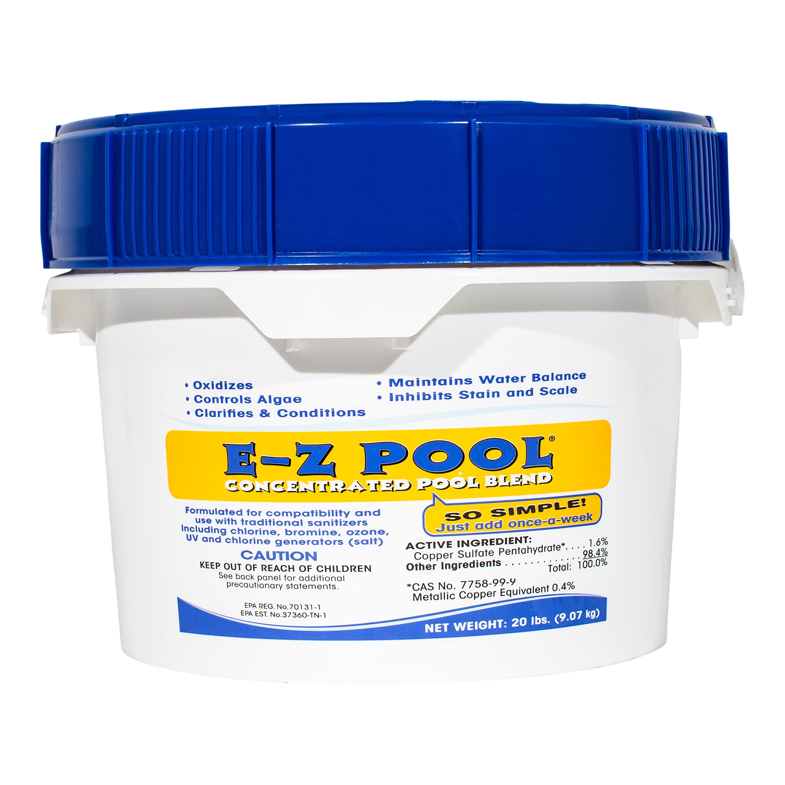 Amazon.com : E-Z Pool Weekly All in 1 Concentrated Outdoor Swimming ...