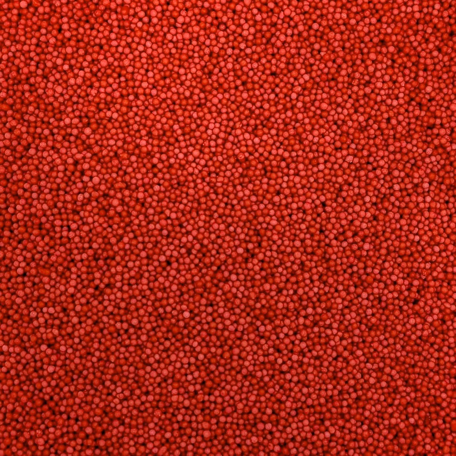 Red Sprinkles - 100g of Edible Red Cake Sprinkles Toppers Decorations ...