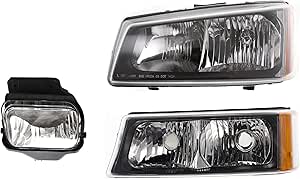 Amazon.com: Garage-Pro Driver Side Headlight Kit for Chevrolet ...