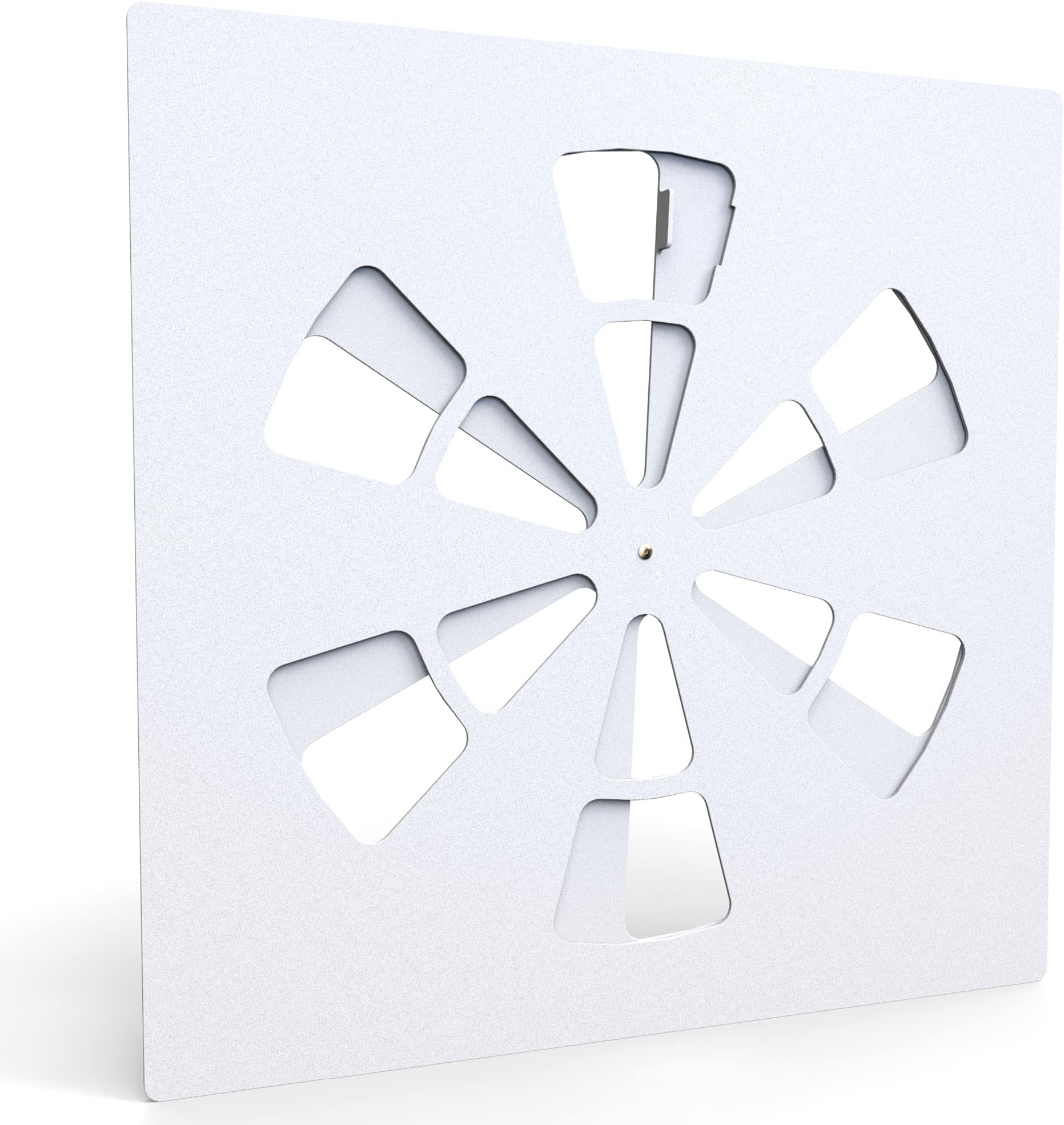 Corner Air Diverter (Triangle) for 2'x2' Ceiling Air Diffuser-Package ...