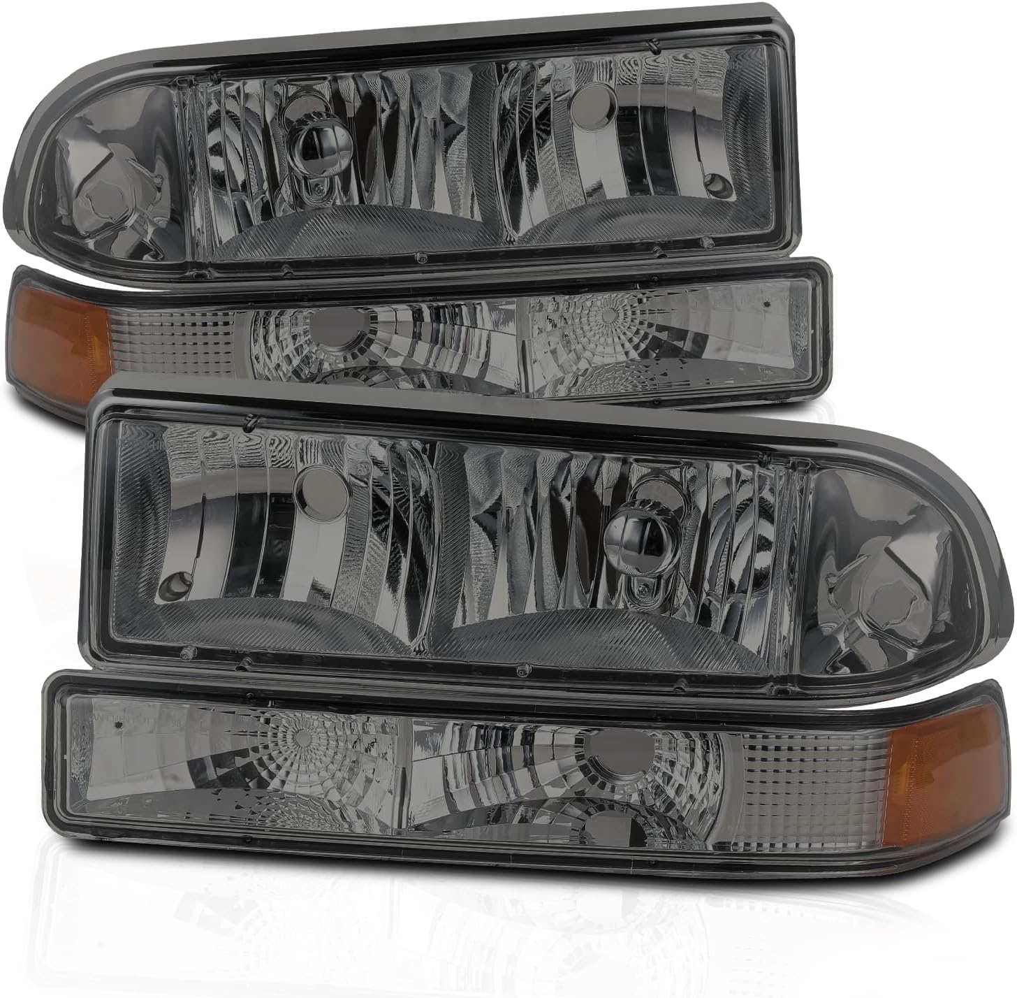 Amazon.com: M-AUTO Headlights Assembly for 98-04 Chevy S10, Factory ...