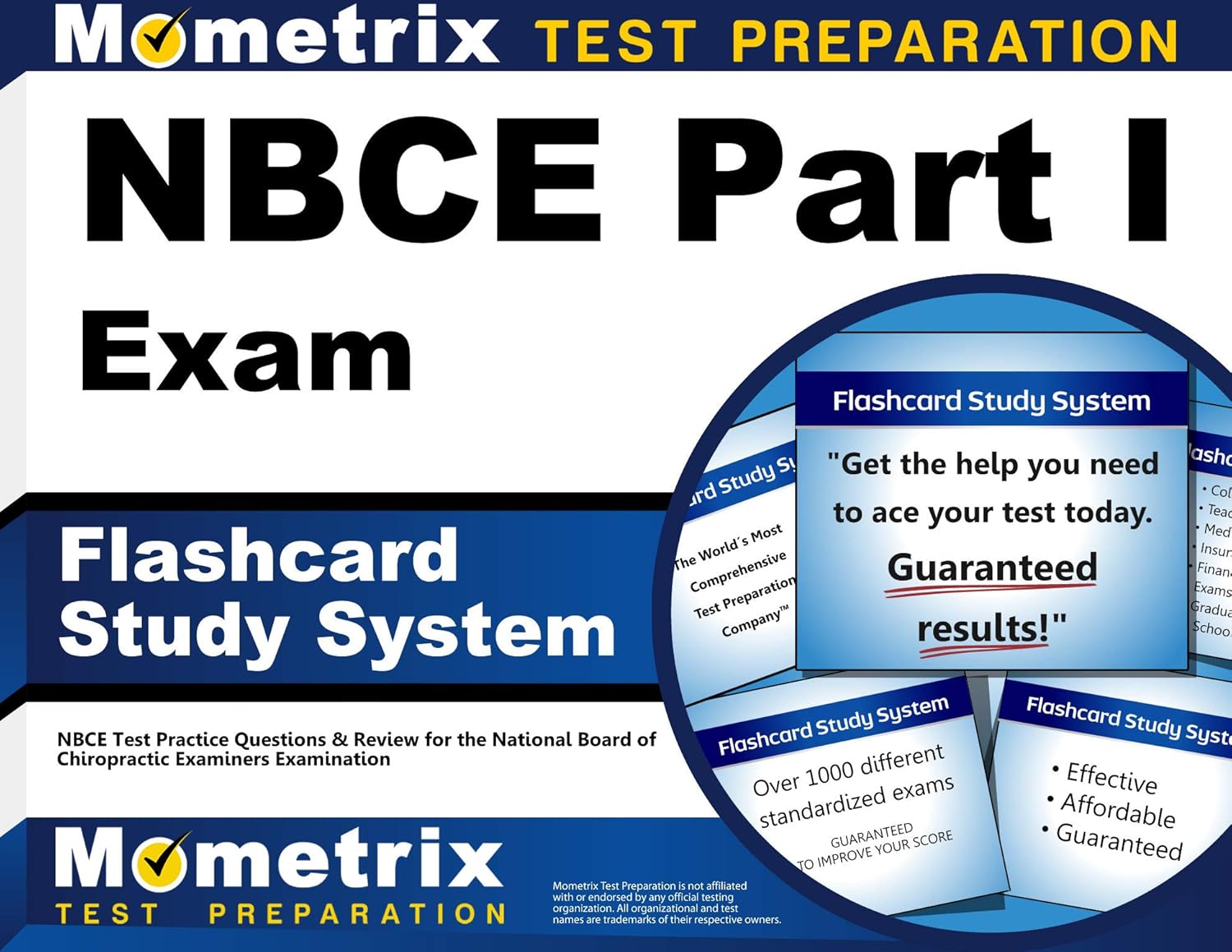 NBCE Part I Exam Flashcard Study System: NBCE Test Practice Questions ...